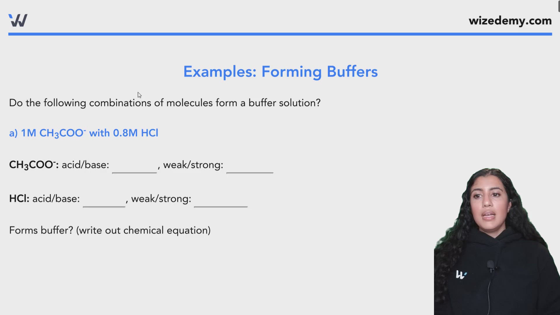Foming Buffers - Wize University Chemistry Textbook | Wizeprep