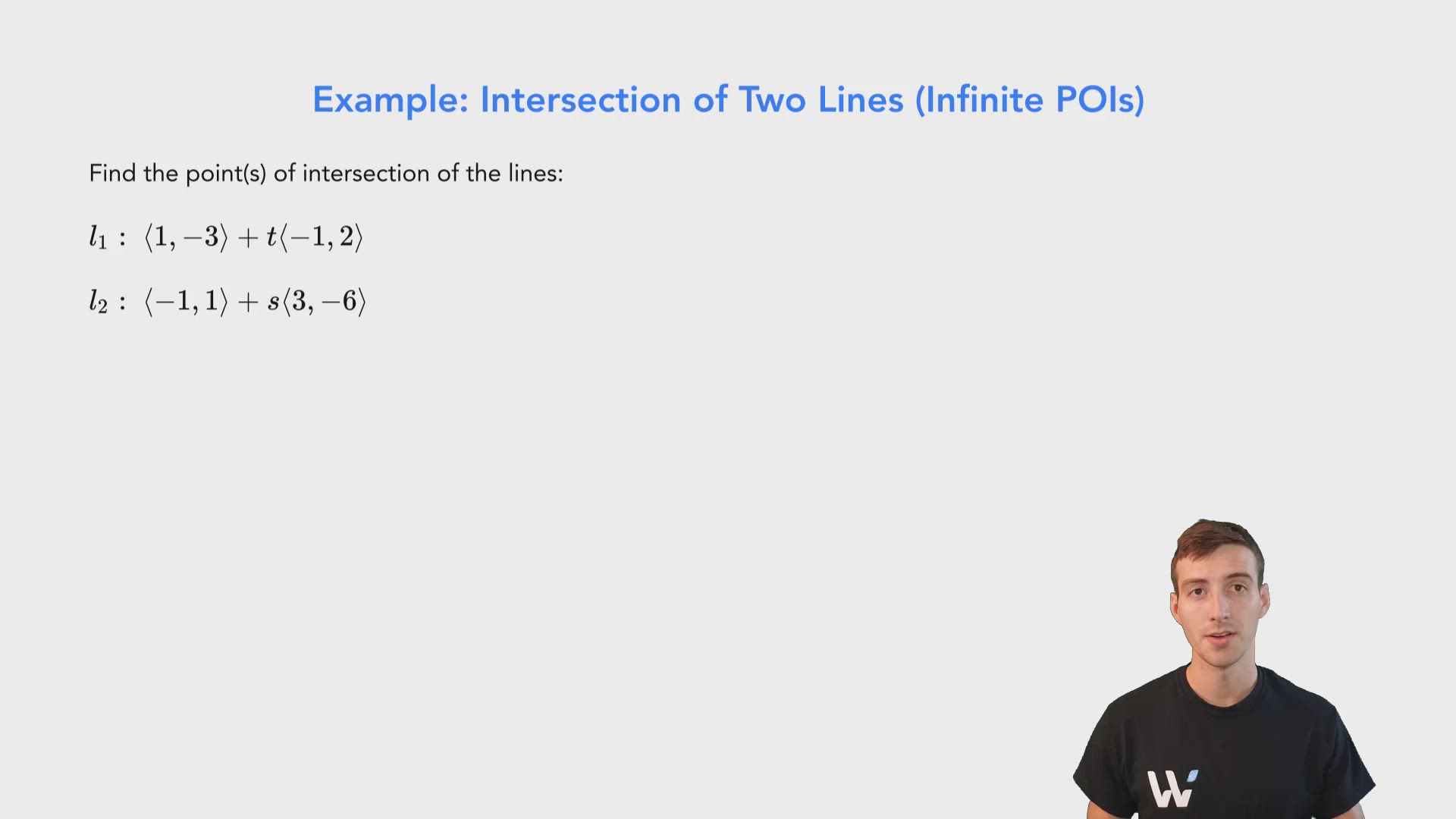 Intersection of Two Lines - Wize University Linear Algebra Textbook ...