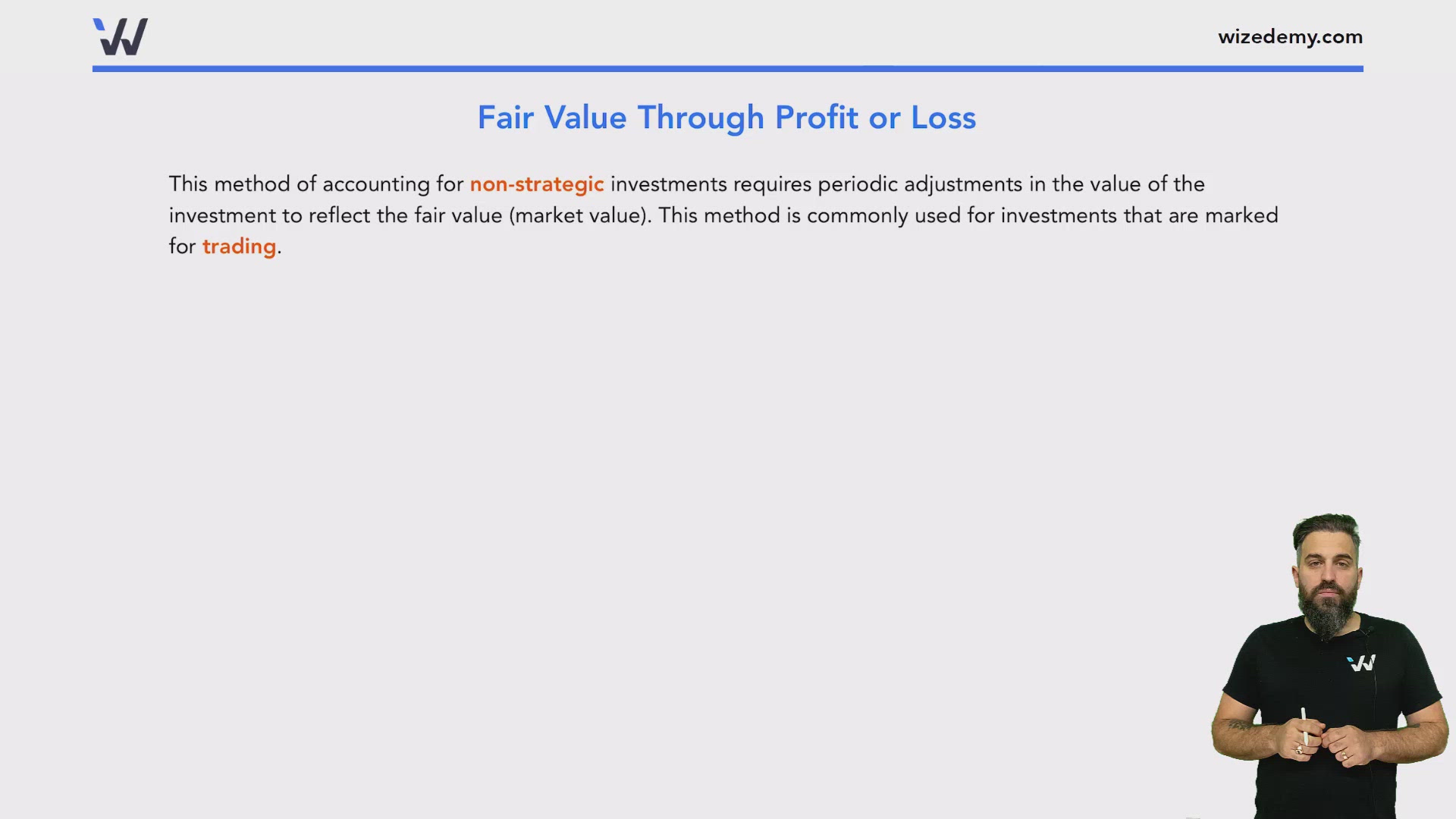 Fair Value Through Profit or Loss - Wize University Introduction to ...