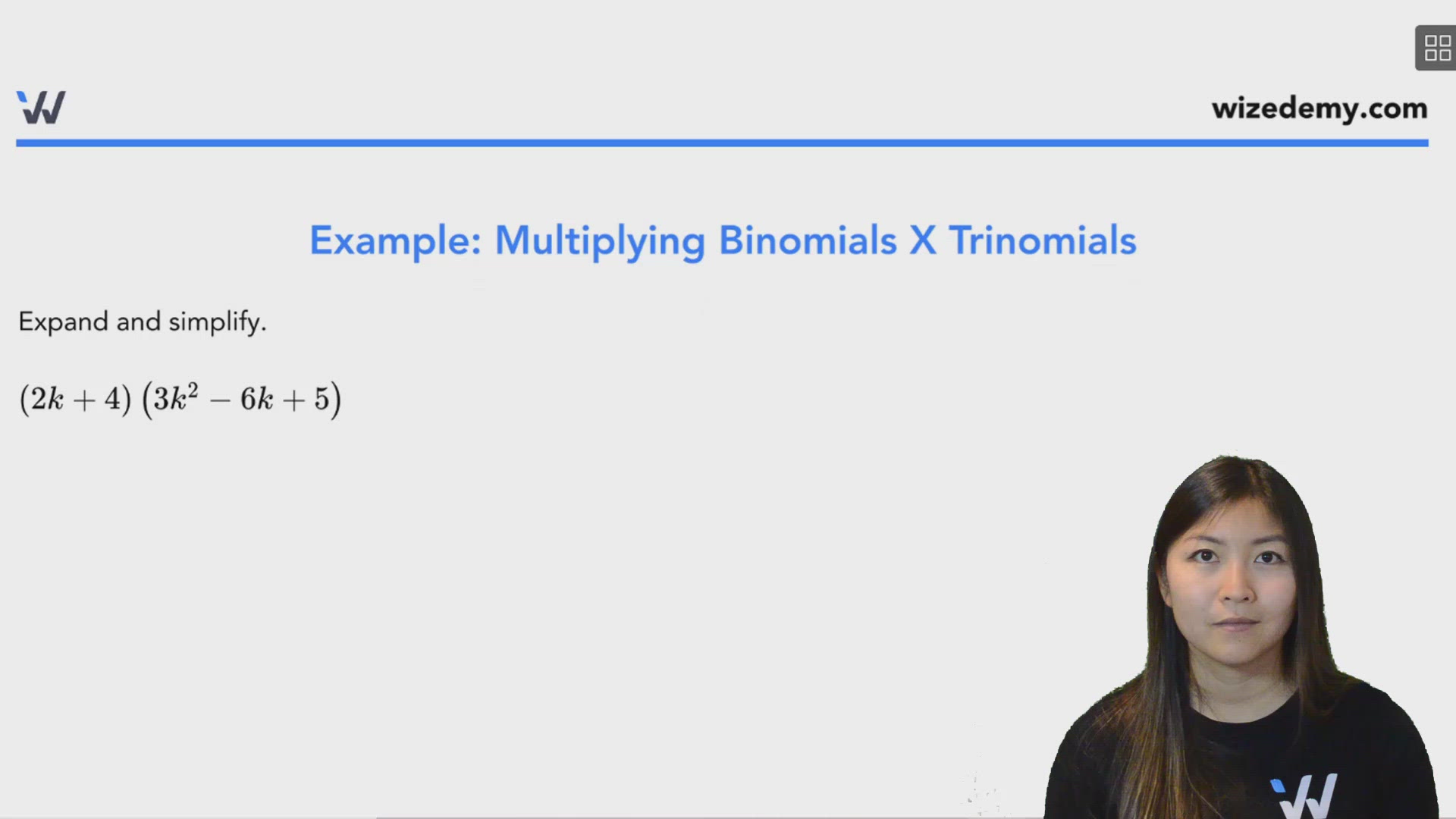 Binomial $\times$ Trinomial - Wize High School Grade 10 Math Textbook ...