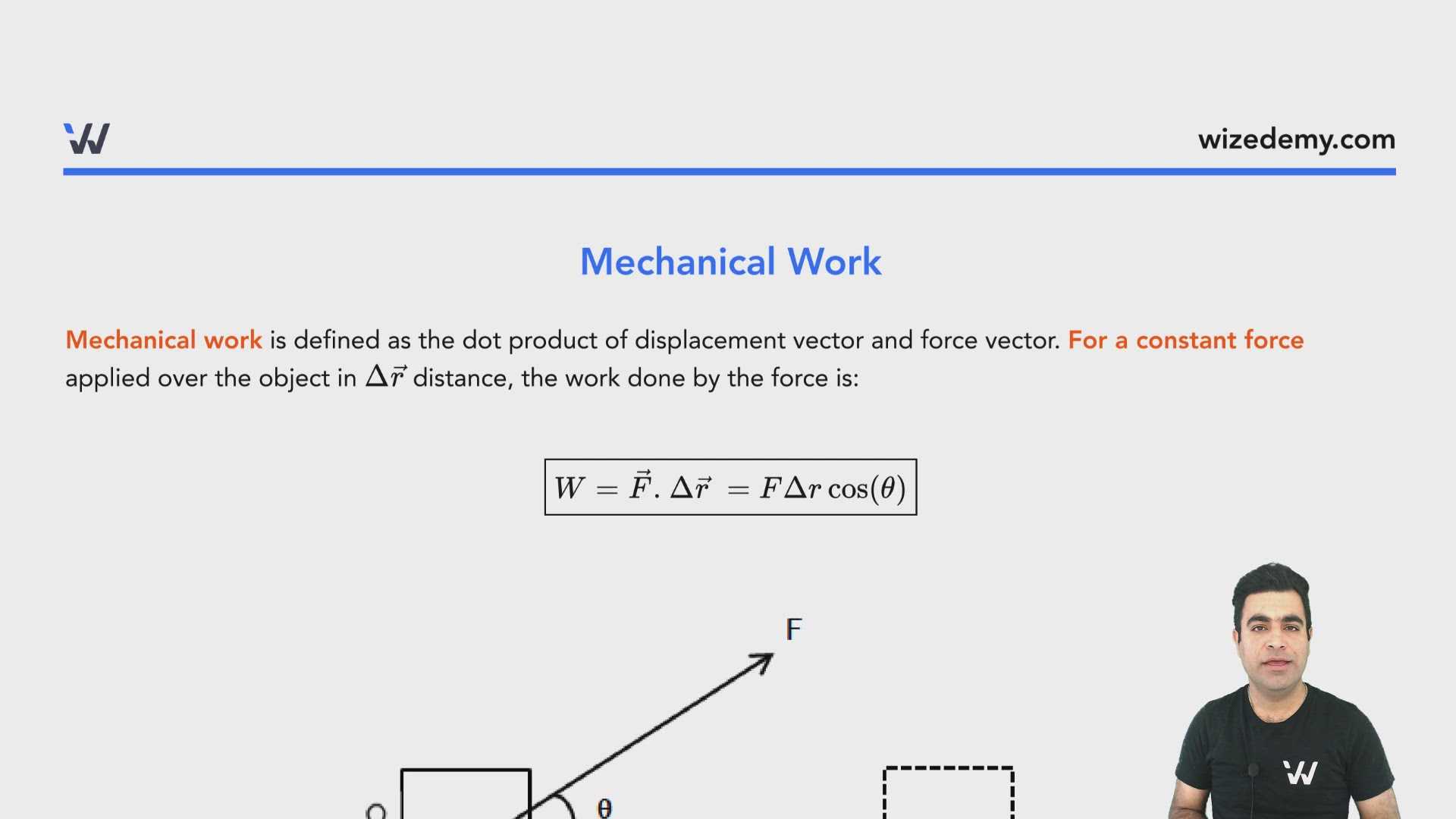 Mechanical Work (Basic) - Wize University Physics Textbook (Master ...