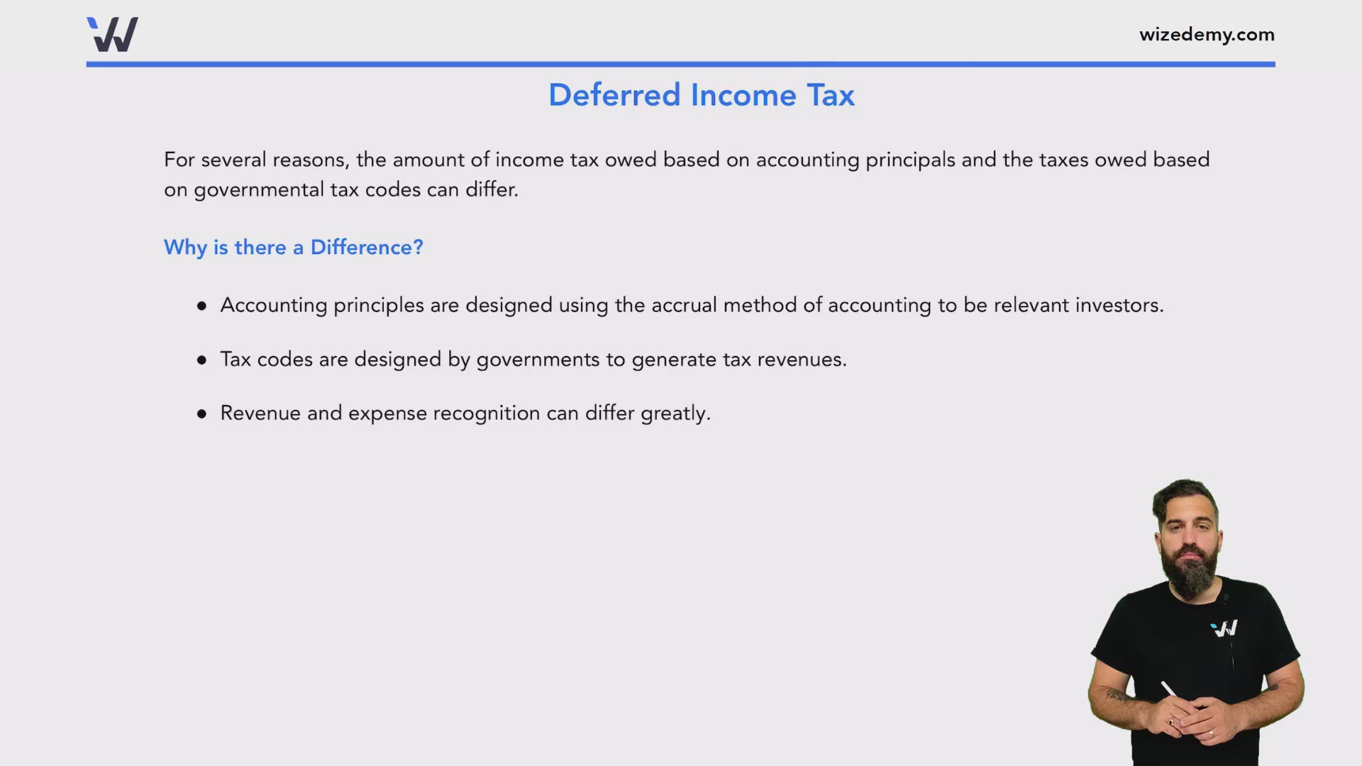 Deferred Income Tax - Wize University Introduction to Financial ...