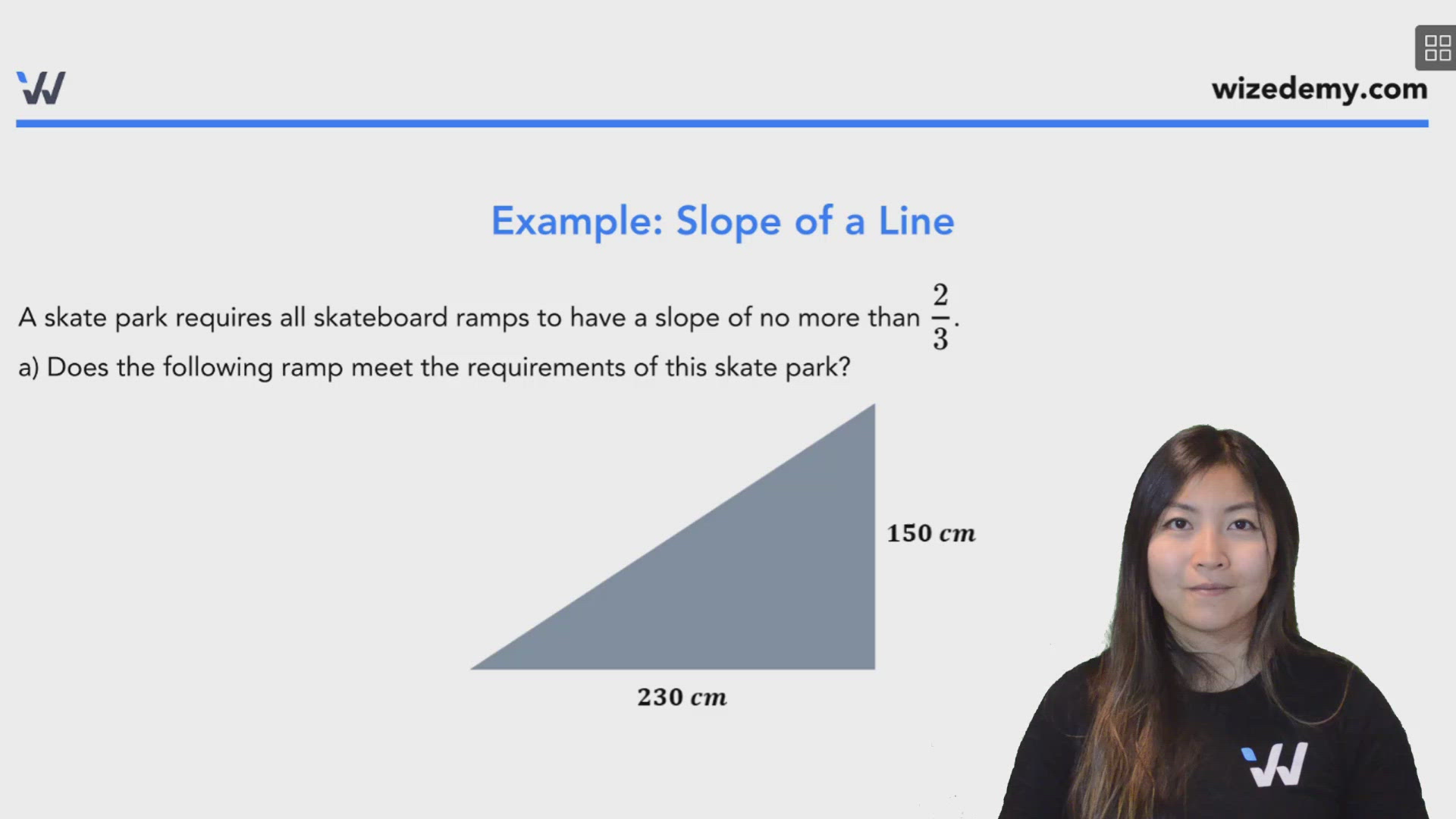 Slope of a Line - Wize High School Grade 9 Math Textbook | Wizeprep