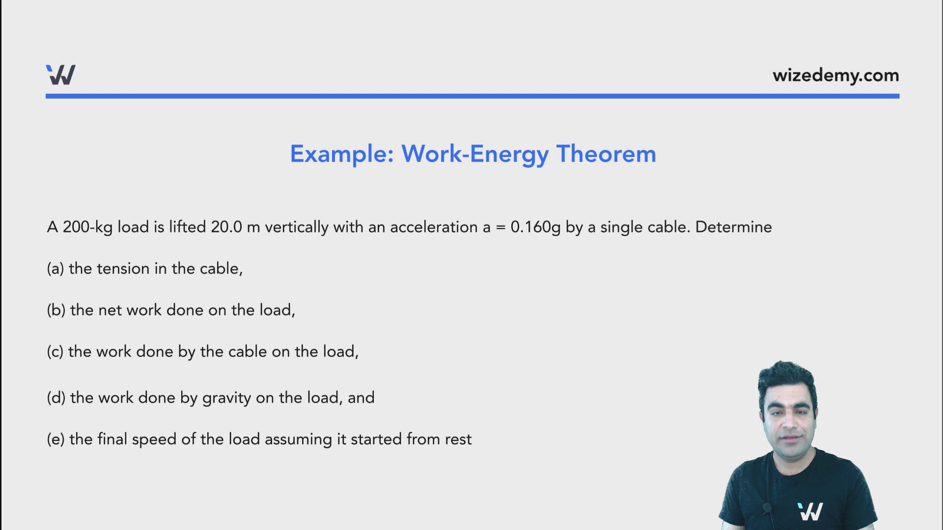Work-Energy Theorem - Wize University Physics Textbook (Master) | Wizeprep