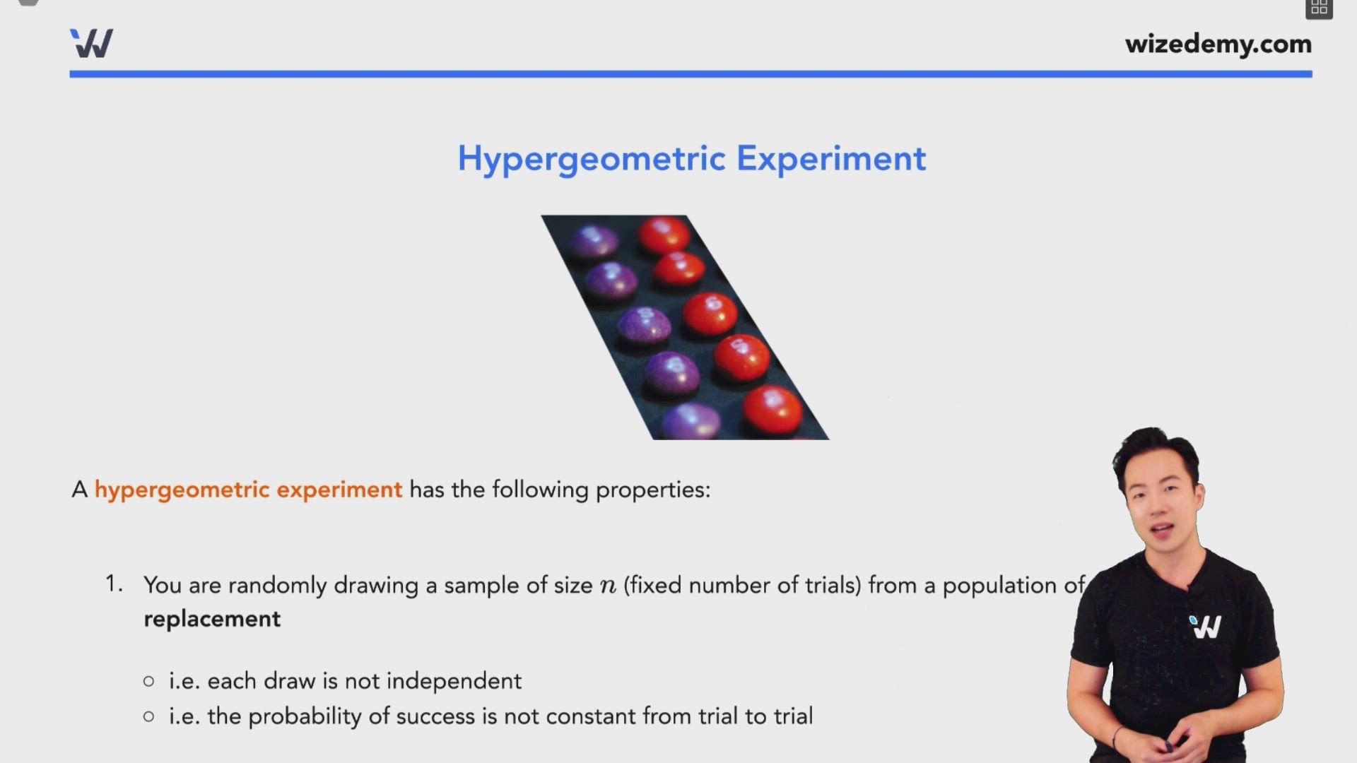 Hypergeometric Probability - Wize University Statistics Textbook | Wizeprep