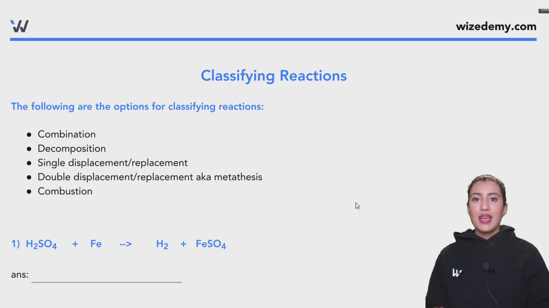 Classifying Reaction Types - Wize University Chemistry Textbook | Wizeprep