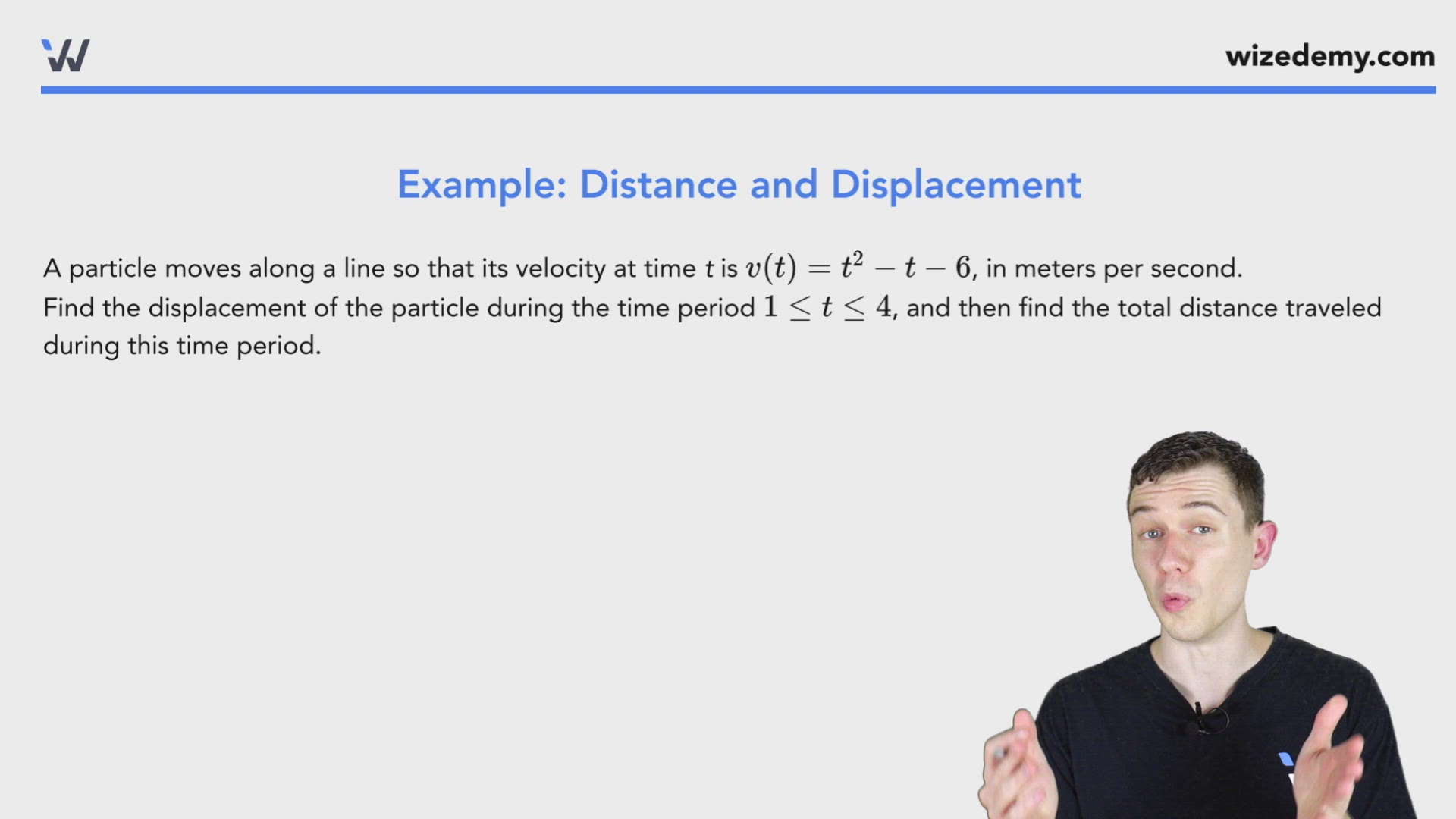 Distance and Displacement - Wize University Calculus 1 Textbook | Wizeprep