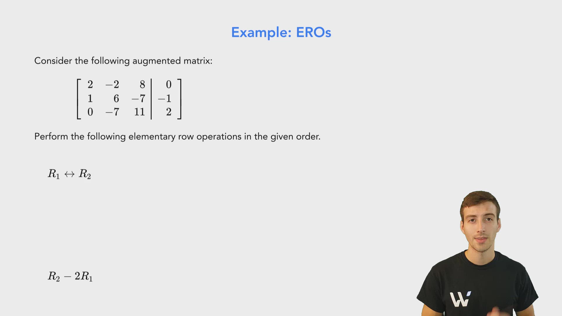 Reducing a Matrix (Gauss-Jordan Elimination) - Wize University Linear Algebra Textbook | Wizeprep