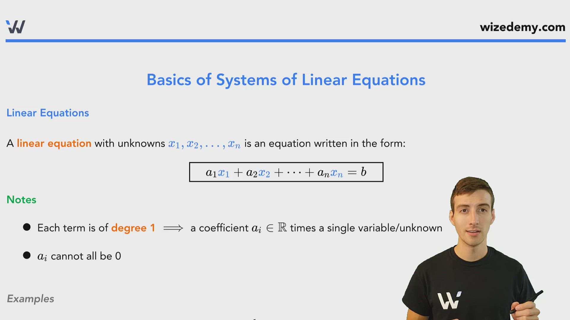 Basics of Systems of Linear Equations - Wize University Linear Algebra Textbook | Wizeprep