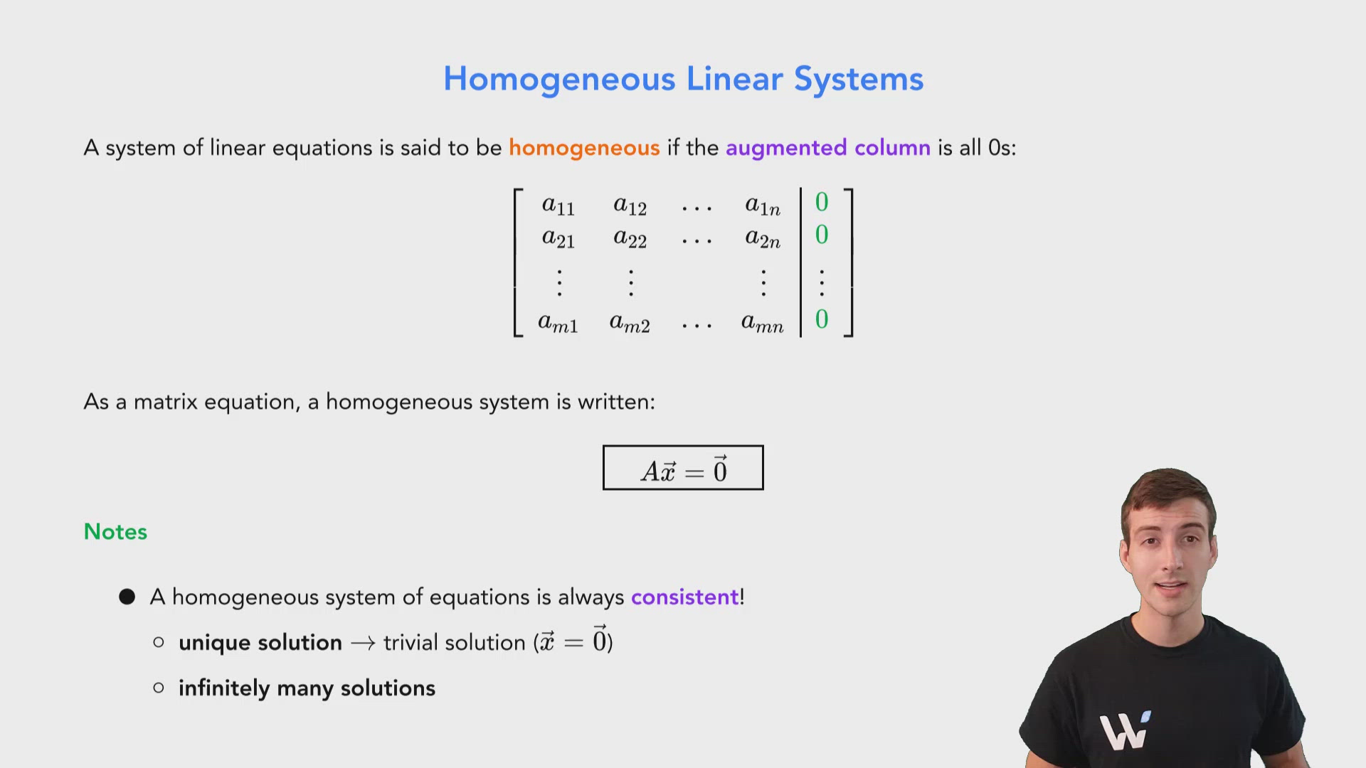 Solving Linear Systems - Wize University Linear Algebra Textbook | Wizeprep