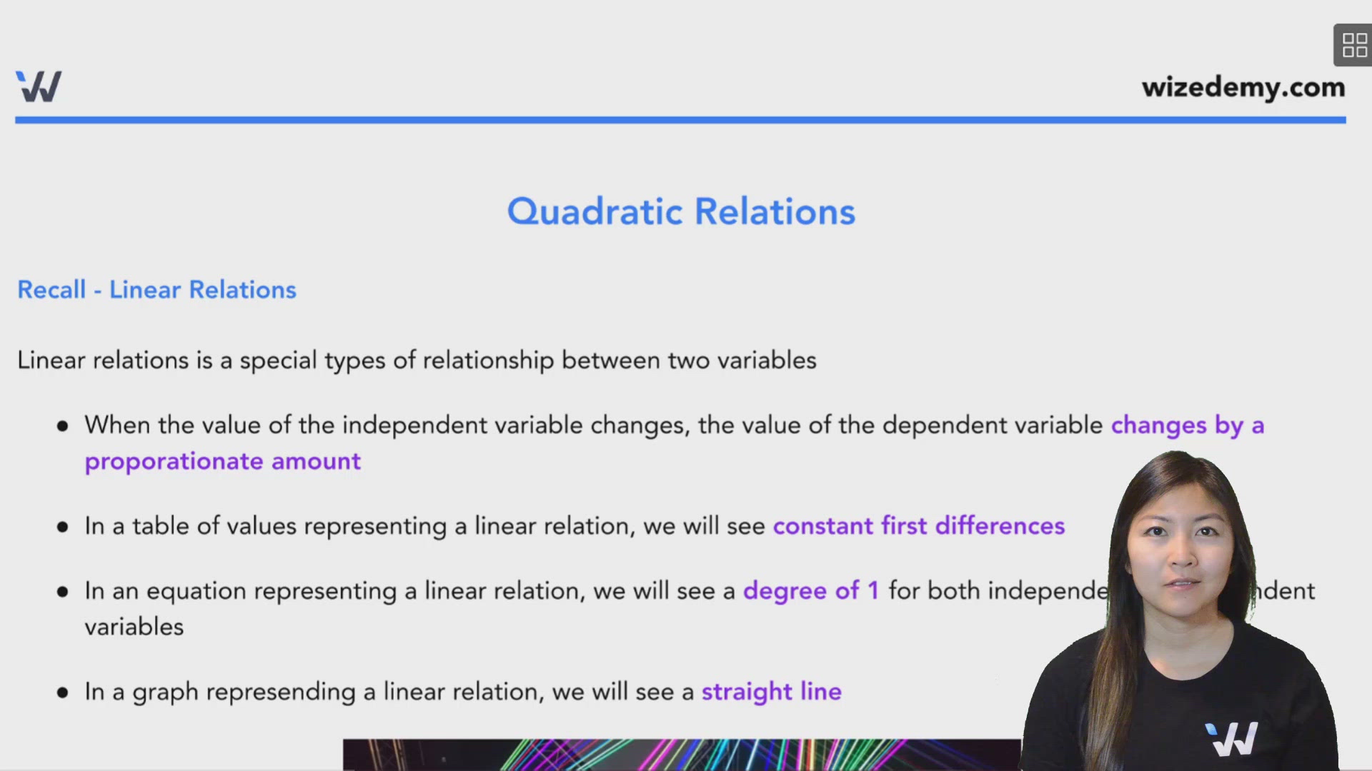 Quadratic Relations - Wize High School Grade 10 Math Textbook | Wizeprep