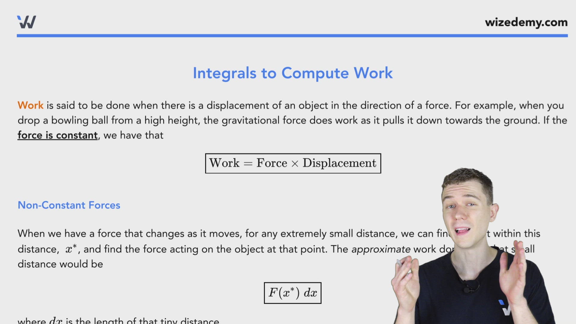 Work - Wize University Calculus 1 Textbook | Wizeprep