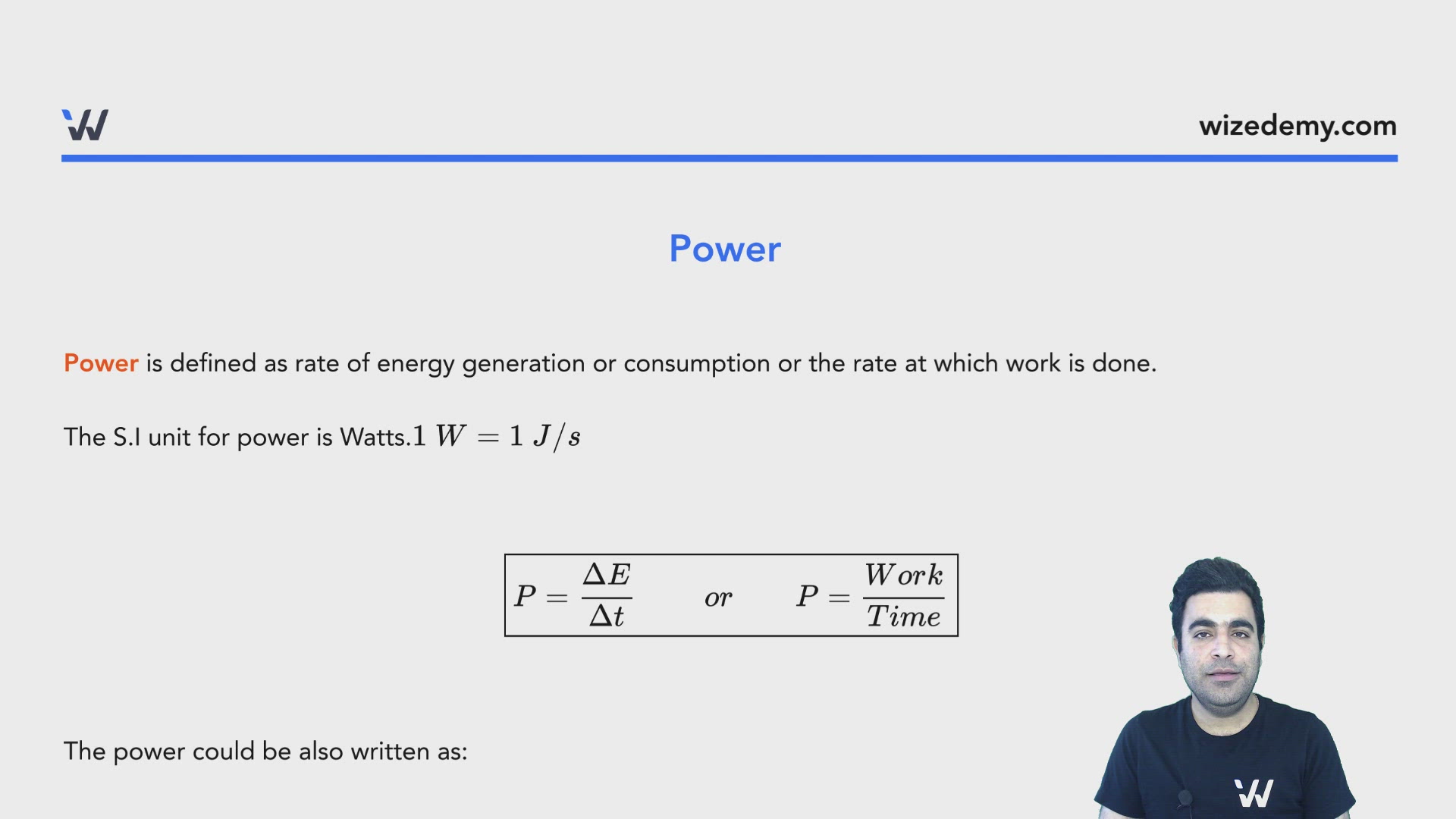 Power - Wize University Physics Textbook (Master) | Wizeprep