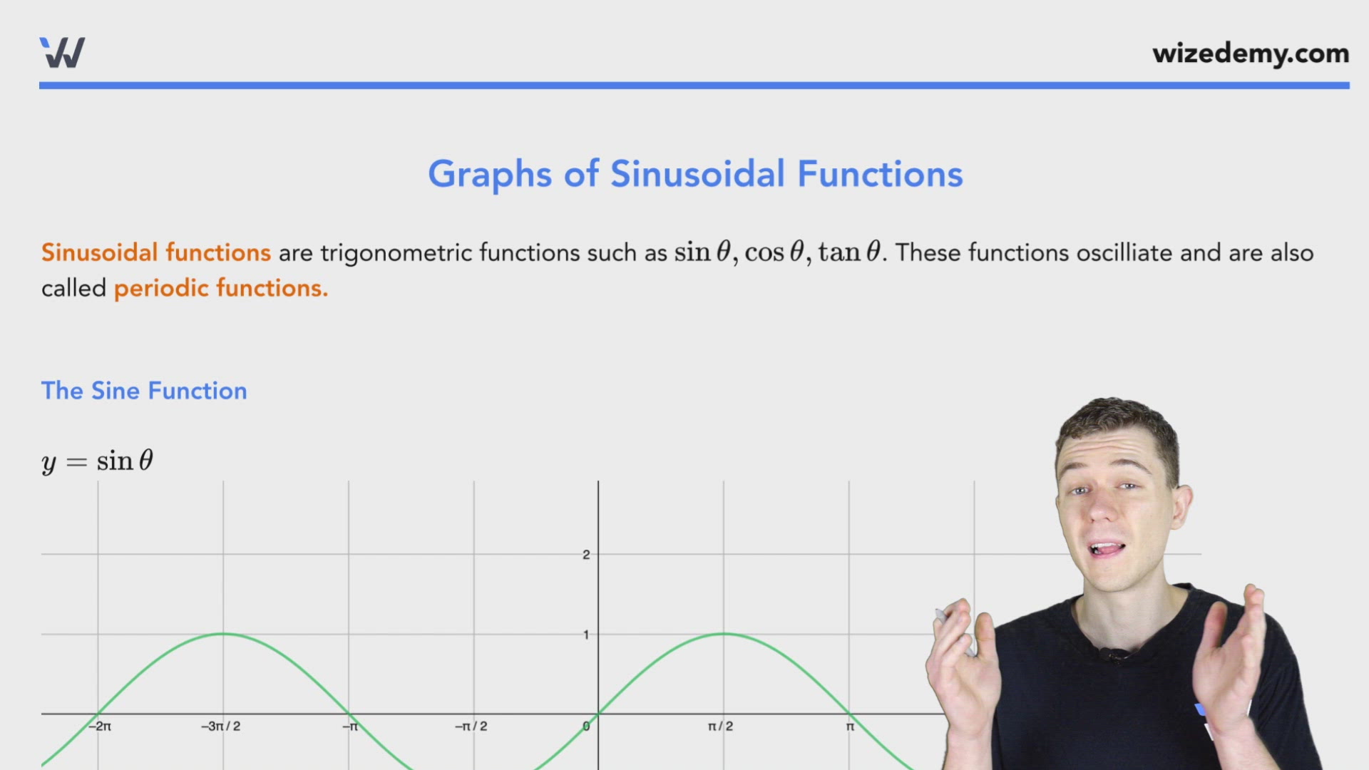 Graphs of Sinusoidal Functions - Wize High School Grade 12 Pre-Calculus Textbook | Wizeprep