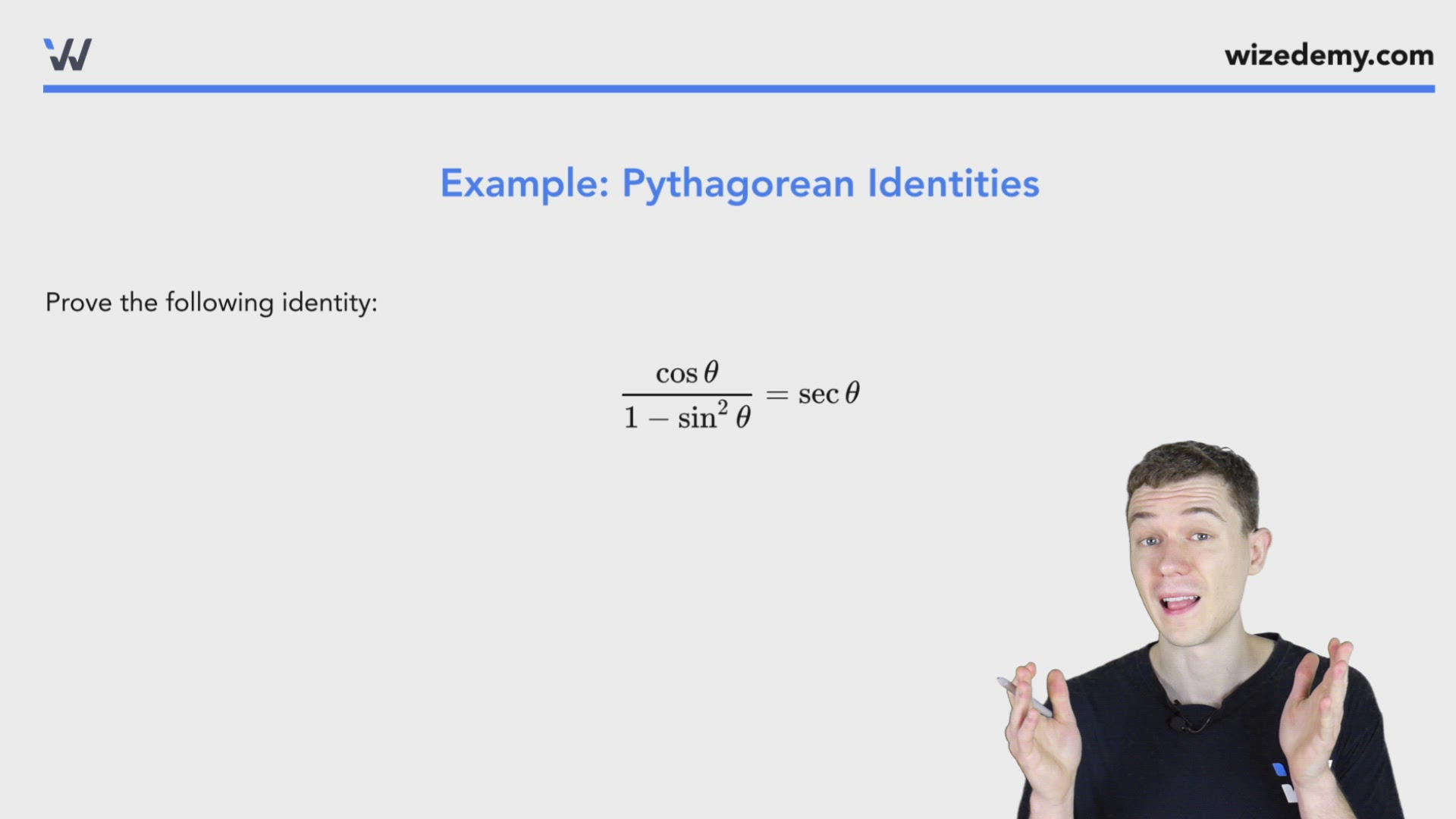 Pythagorean Identities - Wize High School Grade 12 Pre-Calculus ...