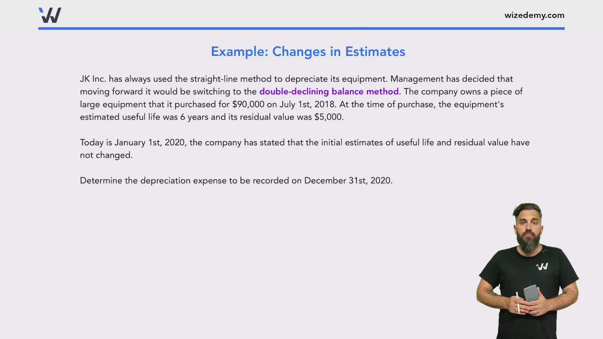 Changes in Estimates - Wize University Introduction to Financial ...