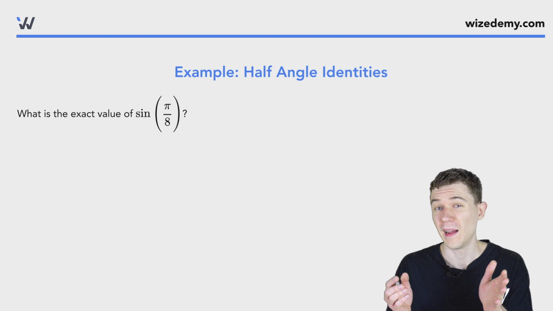 Double & Half Angle Identities - Wize High School Grade 12 Pre-Calculus ...