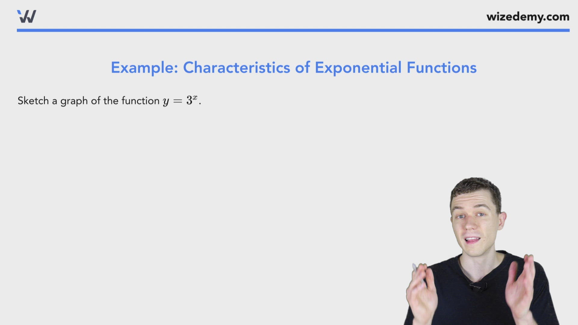 Characteristics of Exponential Functions - Wize High School Grade 12 ...