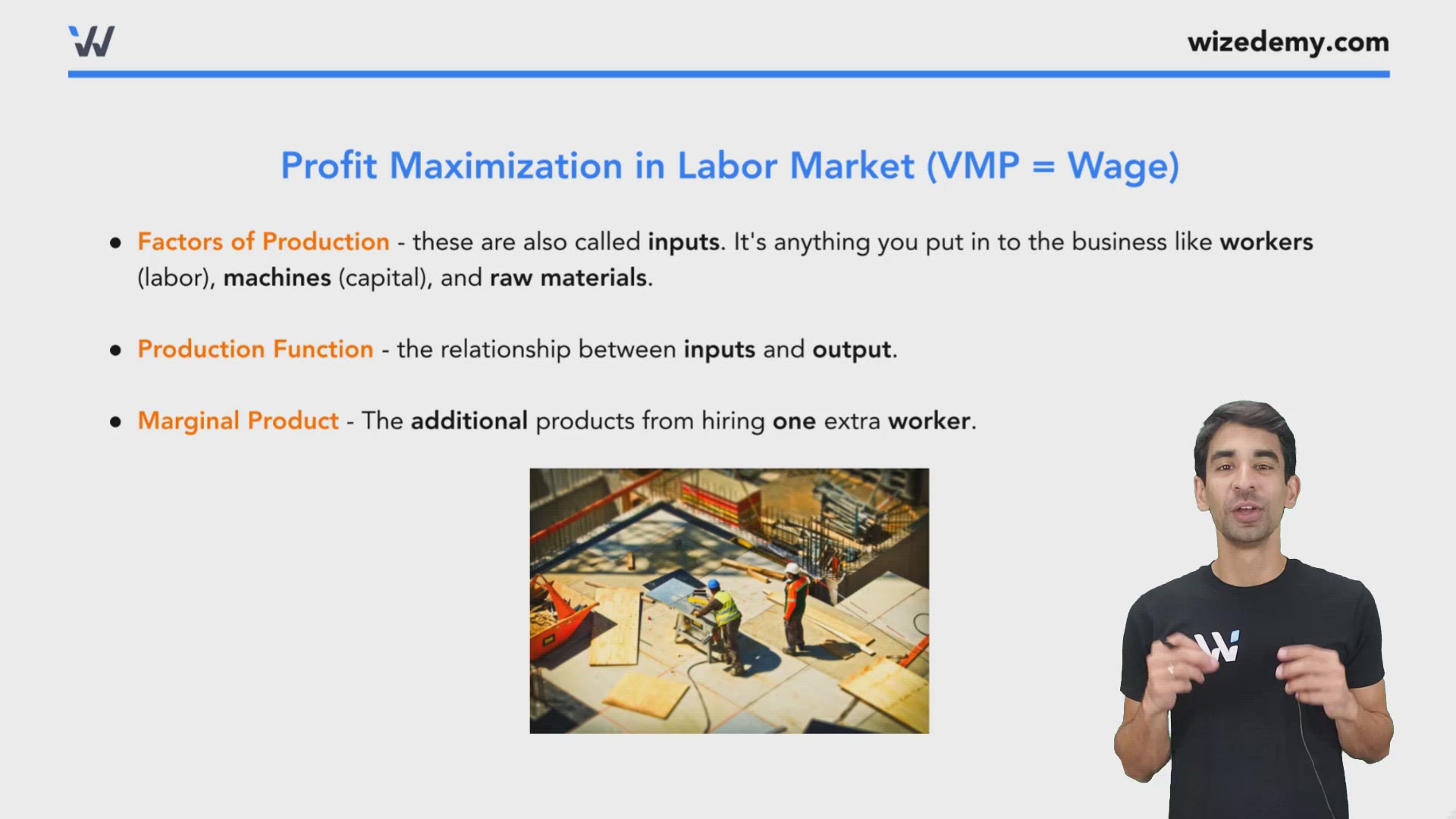 Profit Maximization in Labor Market - Wize University Microeconomics ...