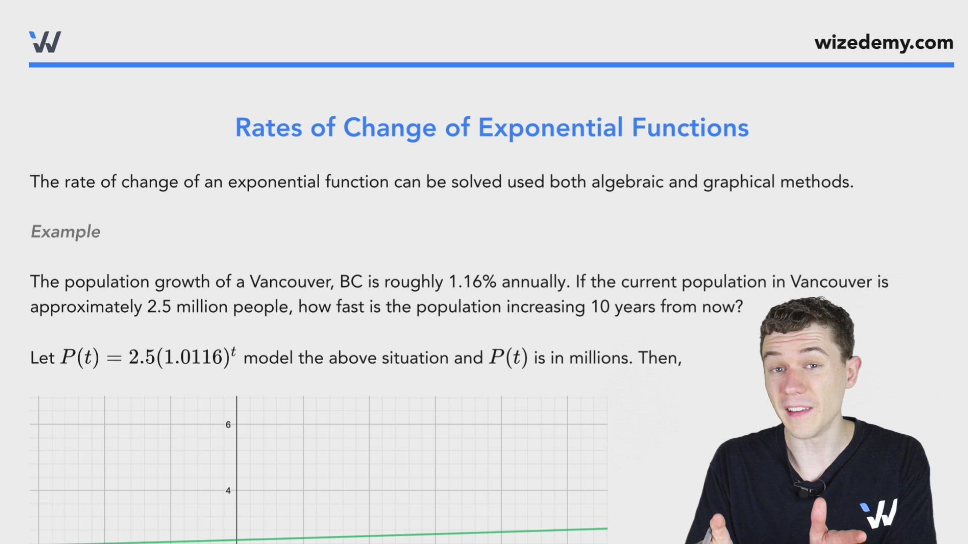 Rates of Change of Exponential Functions - Wize High School Grade 12 ...