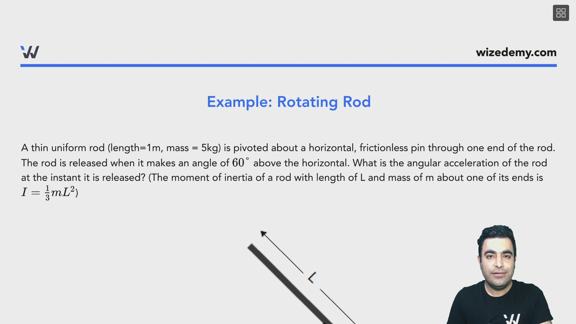 Rotational Analog of Newton's Second Law - Wize University Physics ...