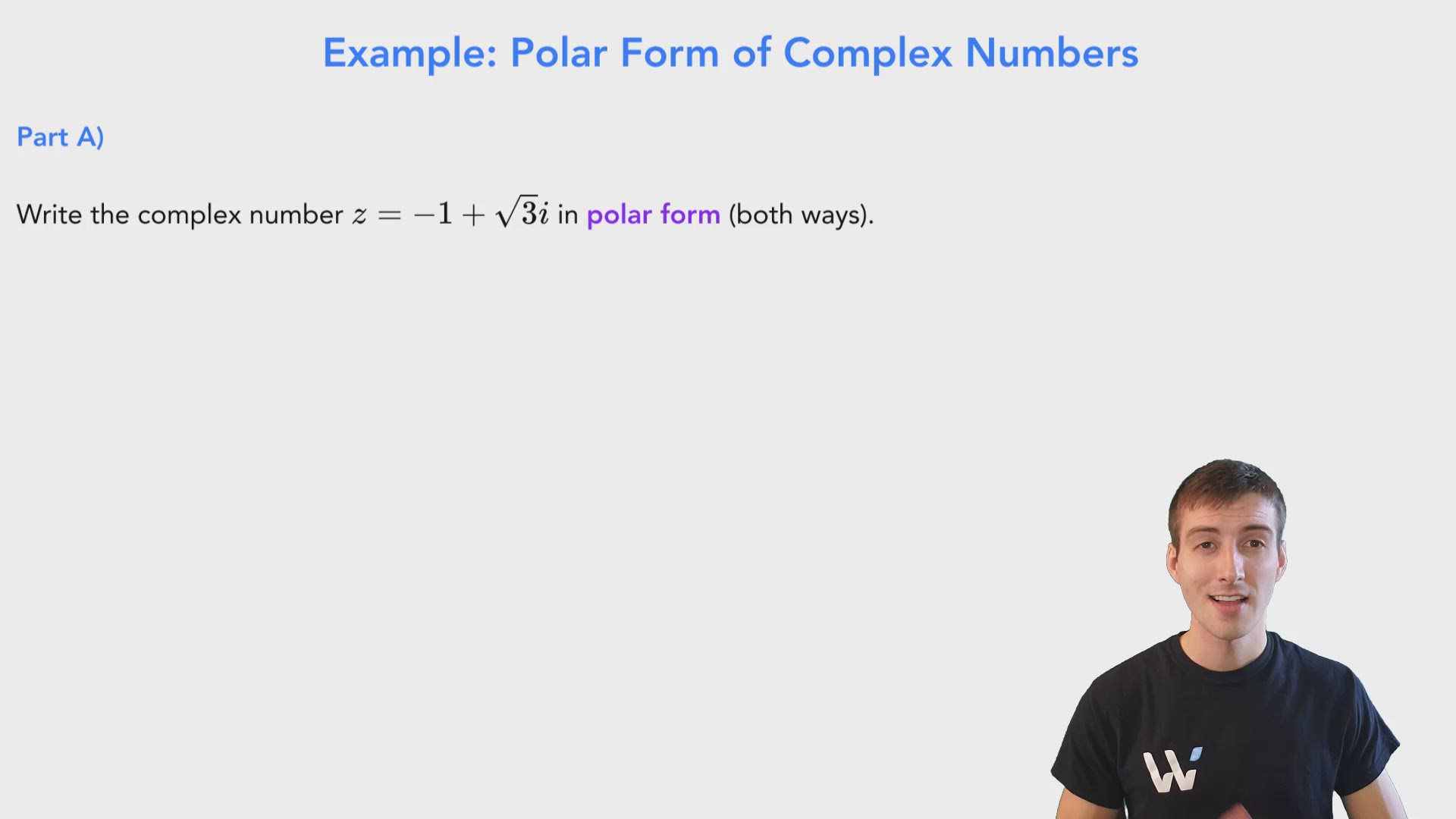 Polar Form - Wize University Linear Algebra Textbook | Wizeprep