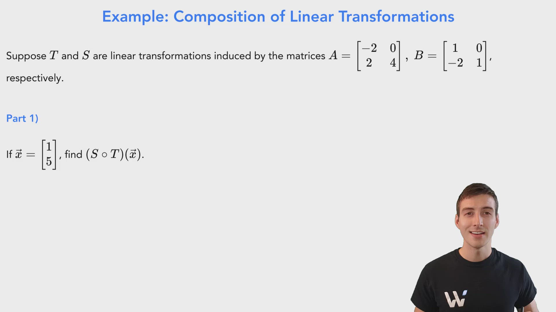 Composition and Inverse - Wize University Linear Algebra Textbook | Wizeprep