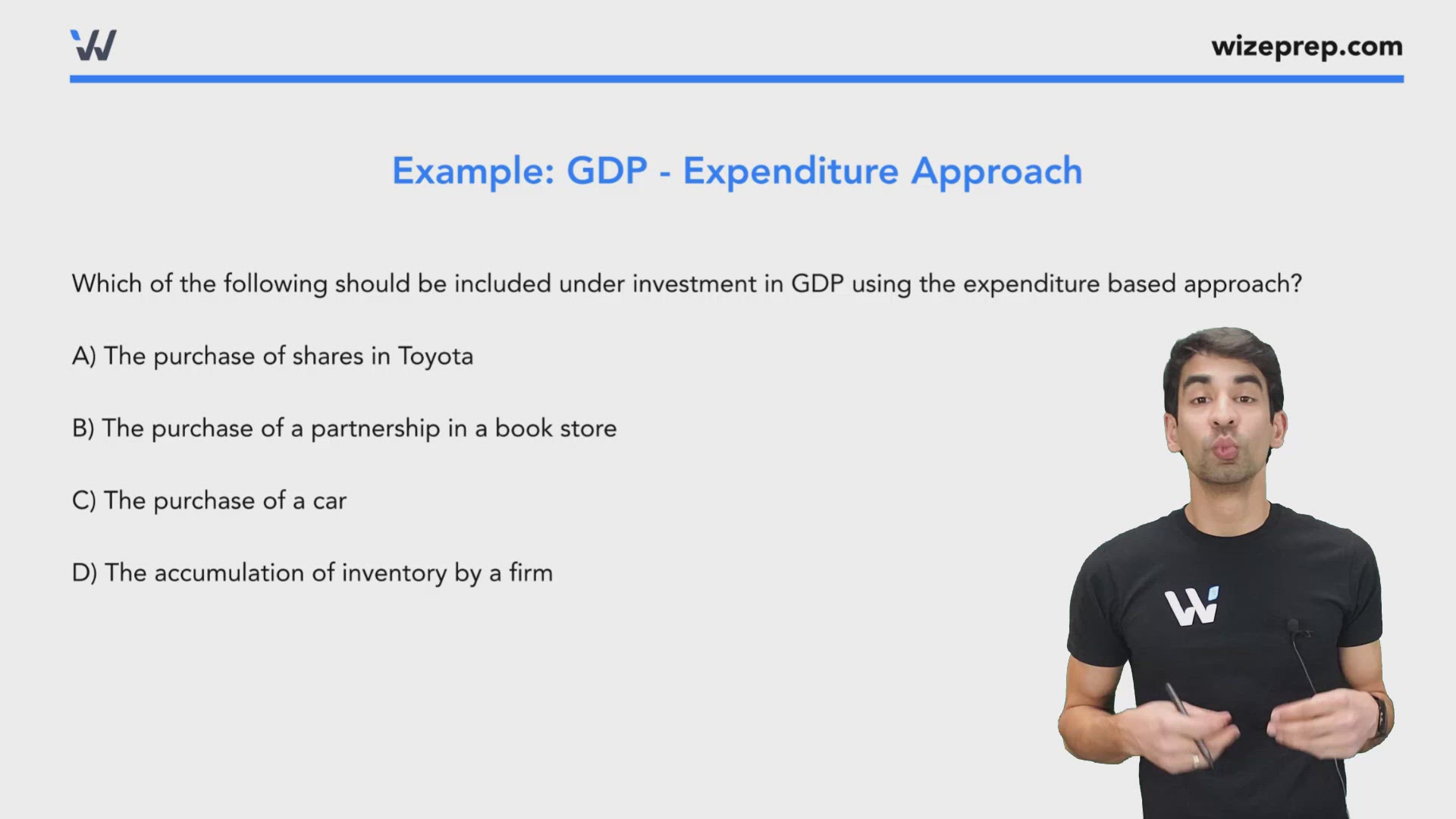 GDP - Expenditure Approach - Wize University Macroeconomics Textbook ...