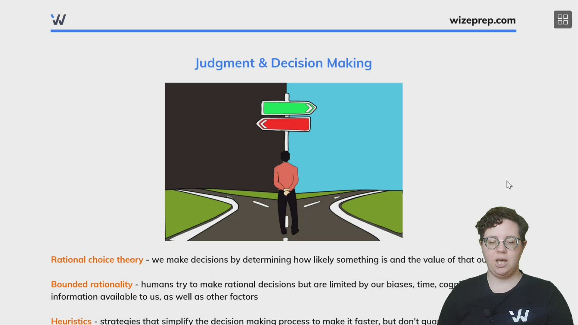 Judgment & Decision Making - Wize University Psychology Textbook | Wizeprep