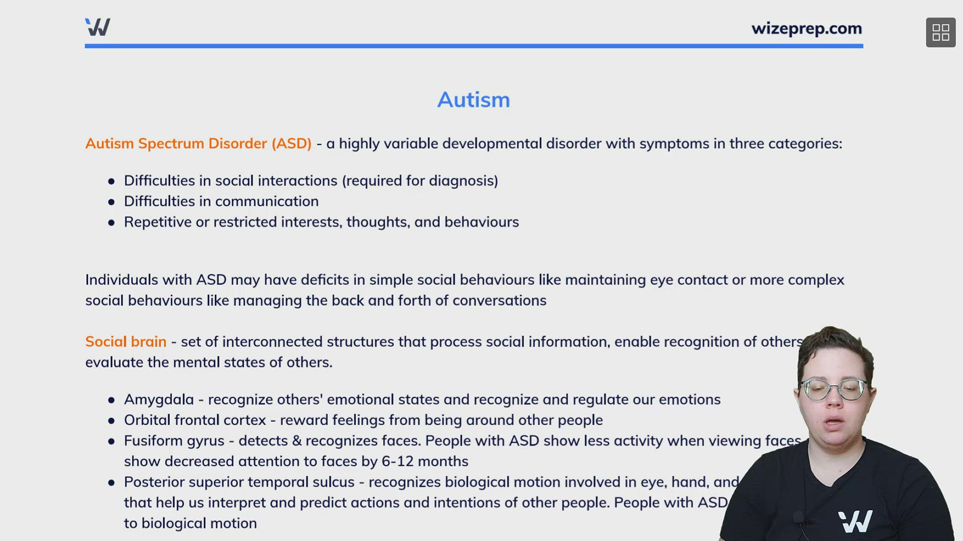 Autism - Wize University Psychology Textbook | Wizeprep