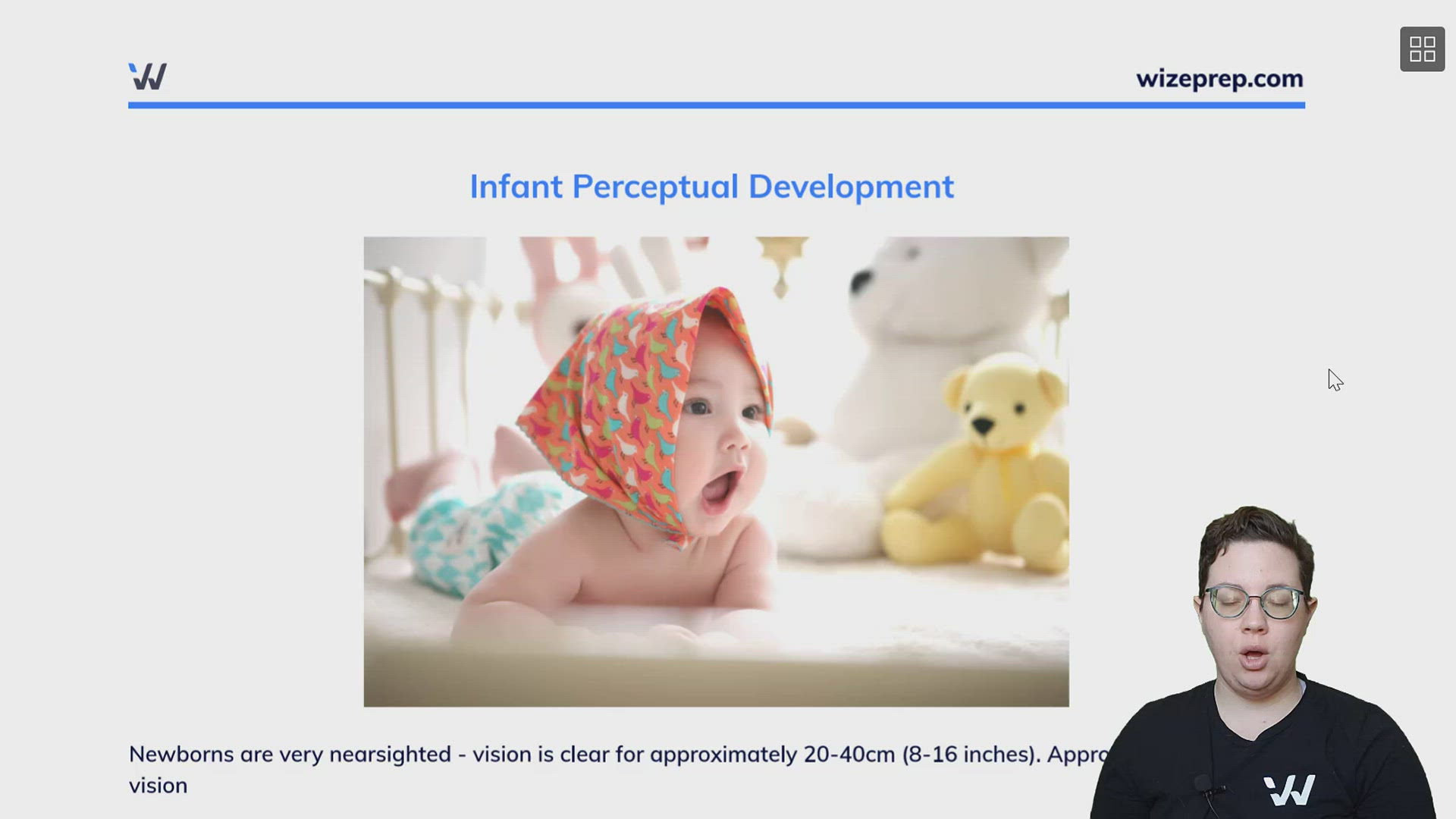 Infant Perceptual Development - Wize University Psychology Textbook ...
