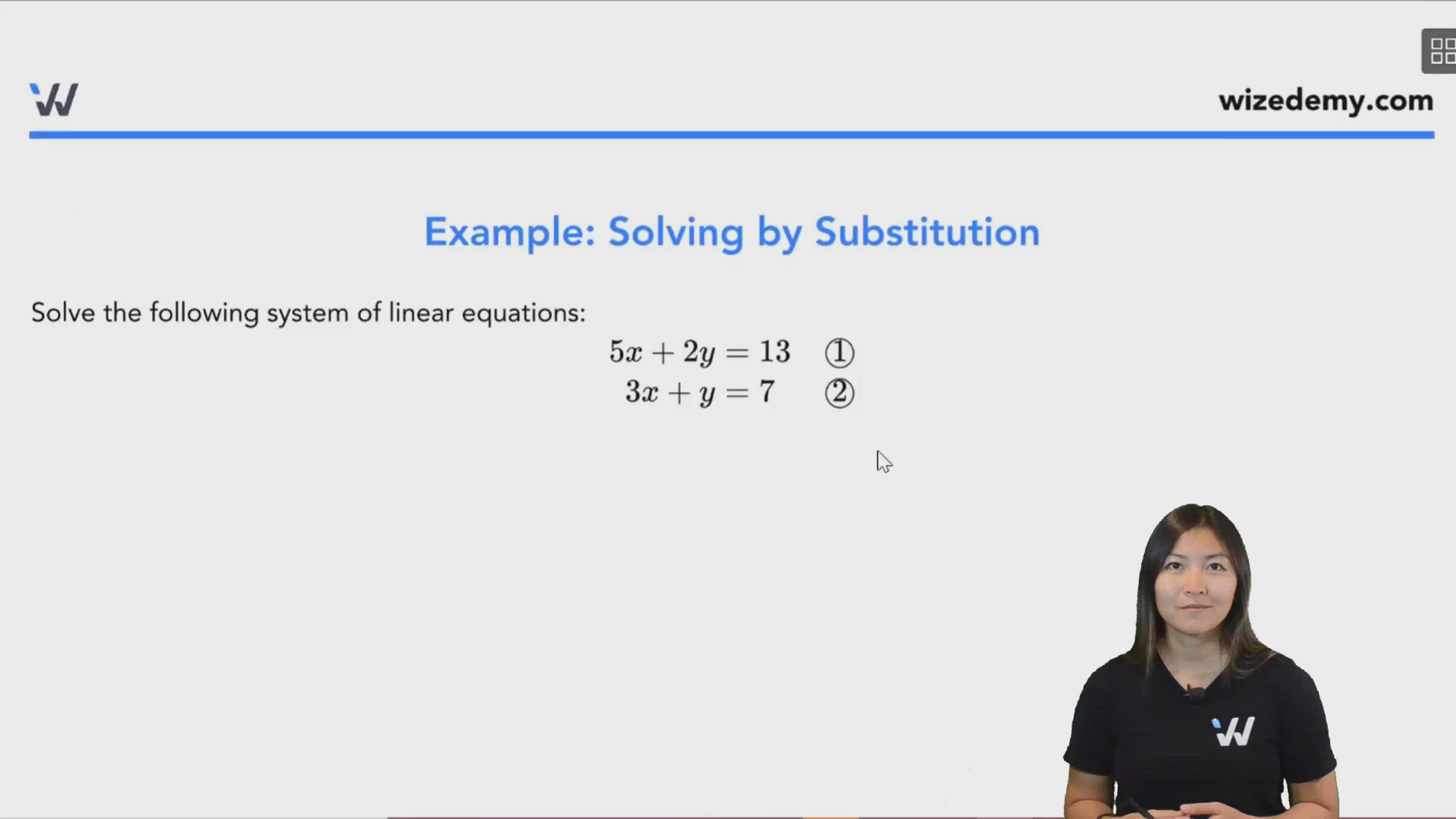 Solving by Substitution - Wize High School Grade 10 Math Textbook ...