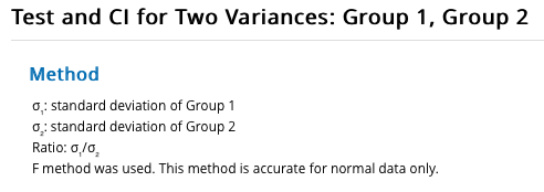 F-Test for Equality of Two Variances - Wize University Statistics ...