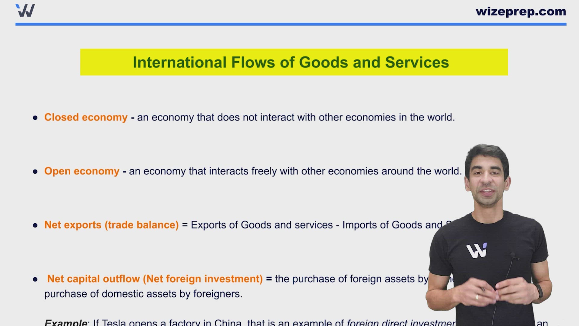 International Flows of Goods and Services - Wize University ...