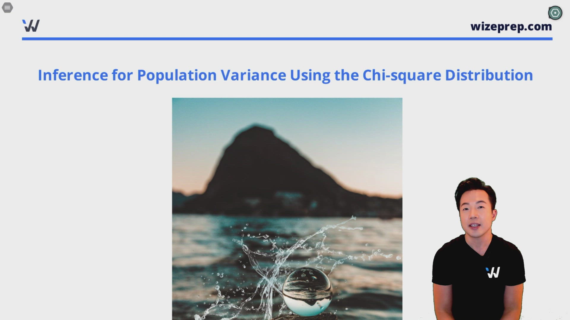 Inference For Population Variance And Chi Square Distribution Wize