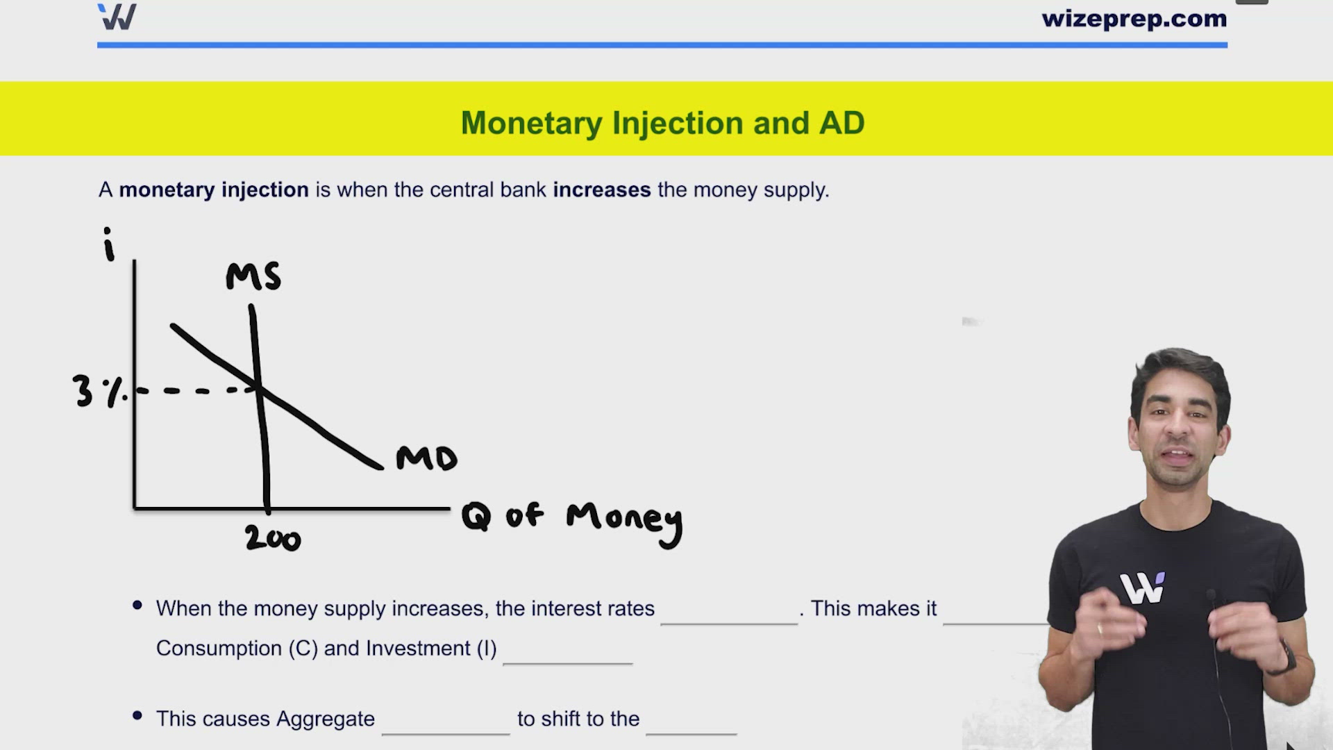Monetary Injection in Closed and Open Economy - Wize University ...
