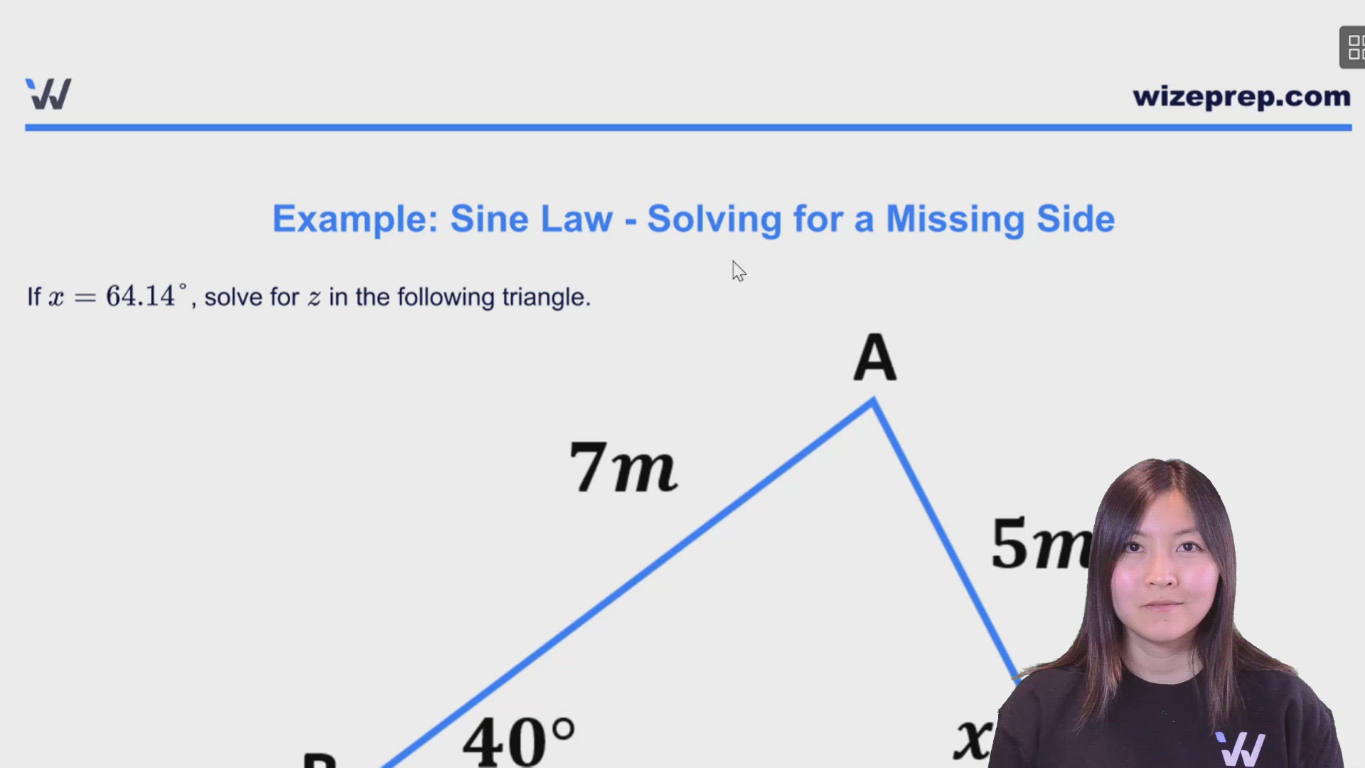 Sine Law - Wize High School Grade 10 Math Textbook | Wizeprep