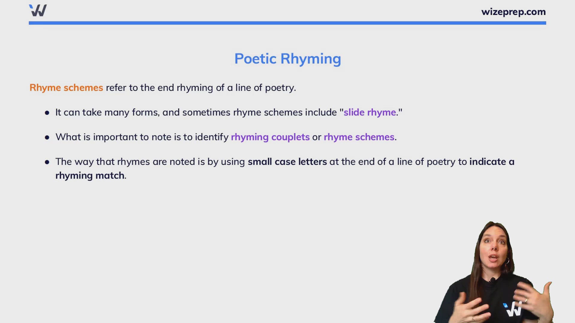 Poetry - Wize Core English Textbook | Wizeprep