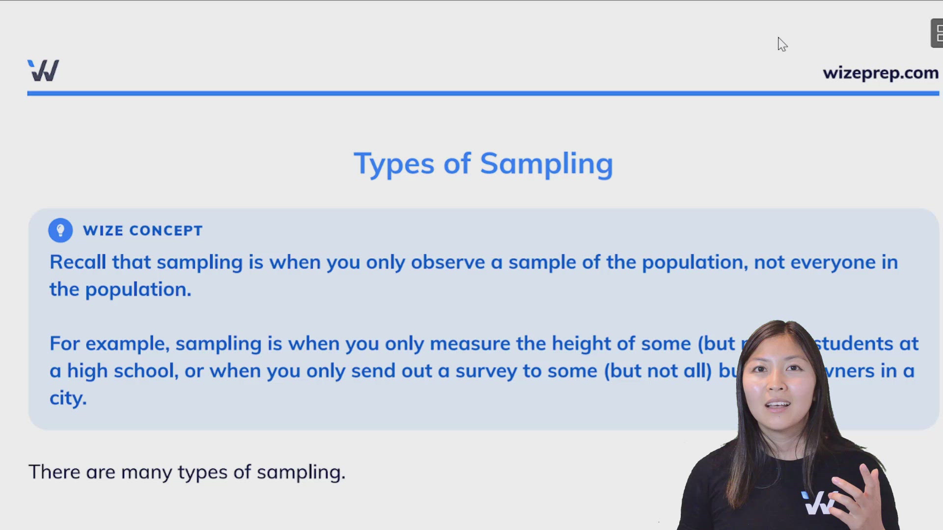 Data Collection - Wize High School Grade 9 Math Textbook | Wizeprep