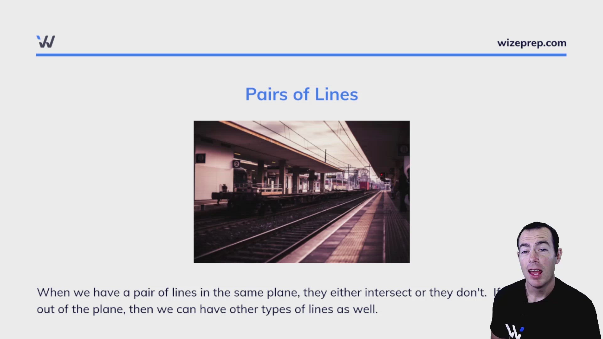 Pairs of Lines - Wize High School Geometry Textbook (Common Core) | Wizeprep