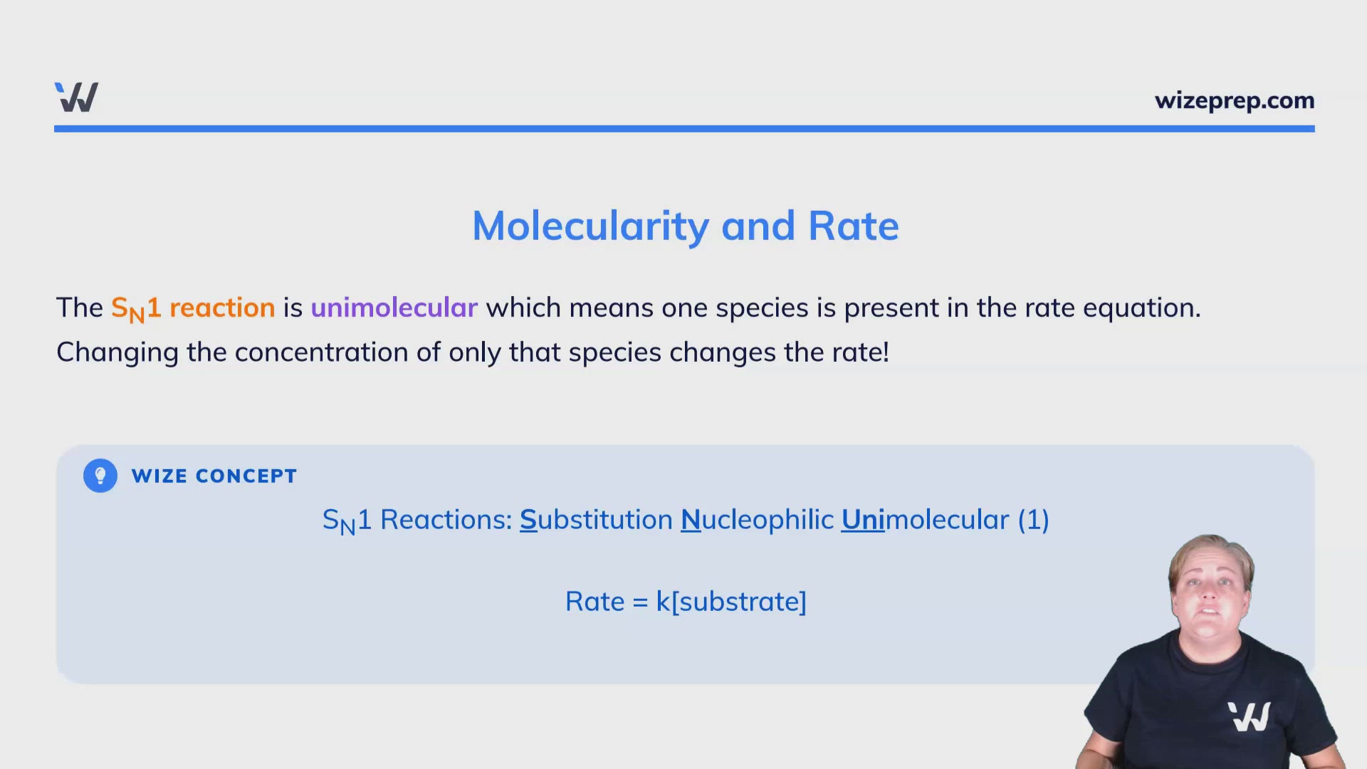 The SN1 Reaction - Wize University Organic Chemistry Textbook | Wizeprep