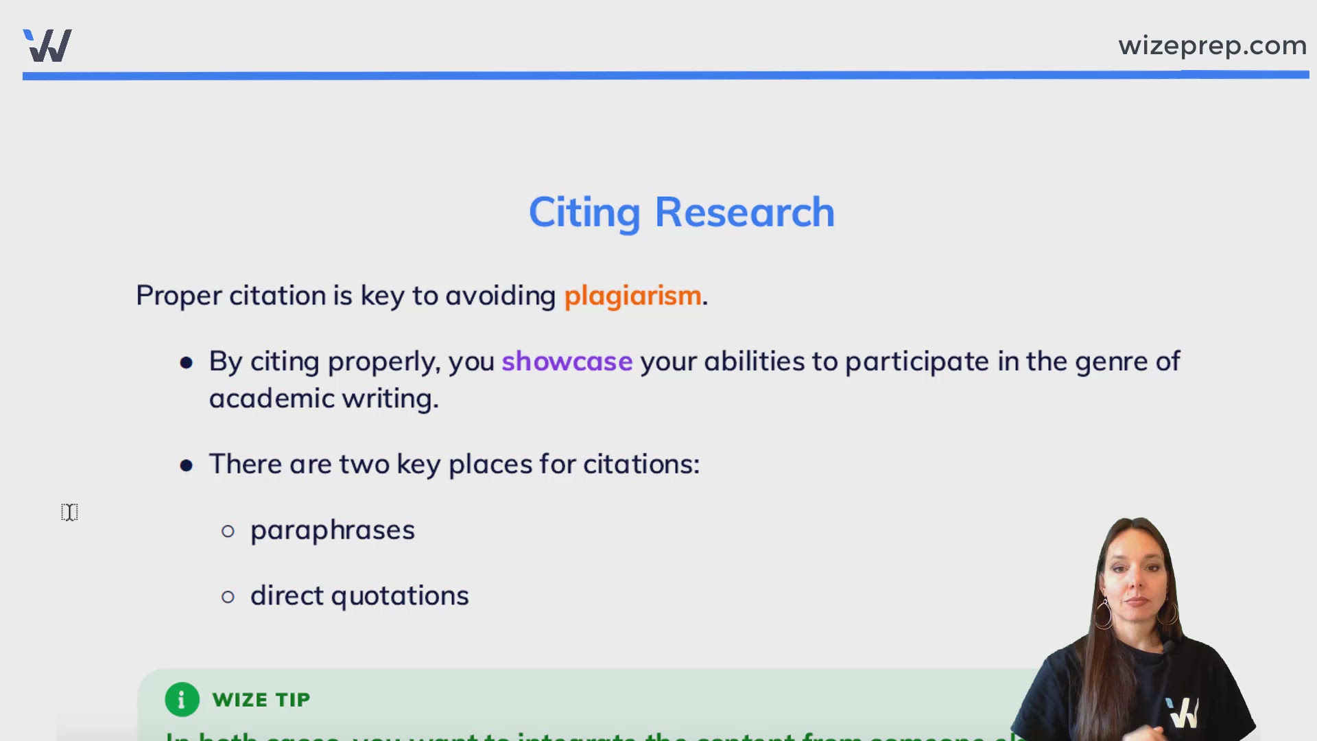 Research - Wize Core English Textbook | Wizeprep