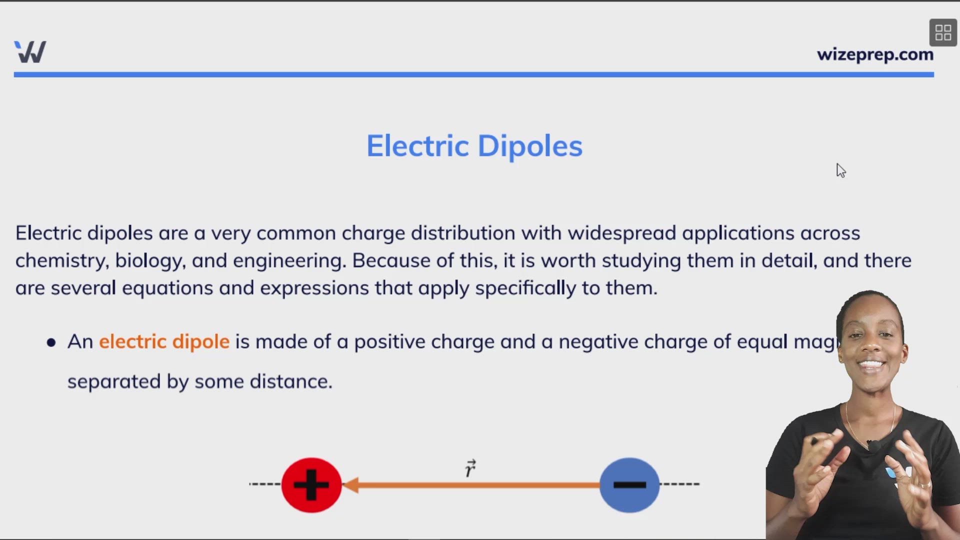 Electric Dipoles - Wize University Physics Textbook (Master) | Wizeprep