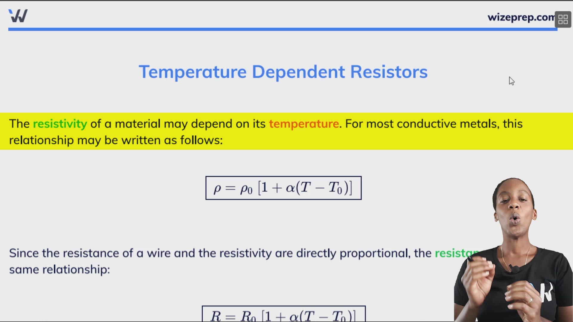 Temperature Dependent Resistors - Wize University Physics Textbook ...