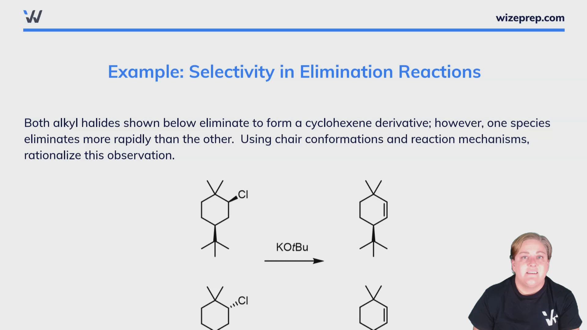 Selectivity in Elimination Reactions - Wize University Organic ...