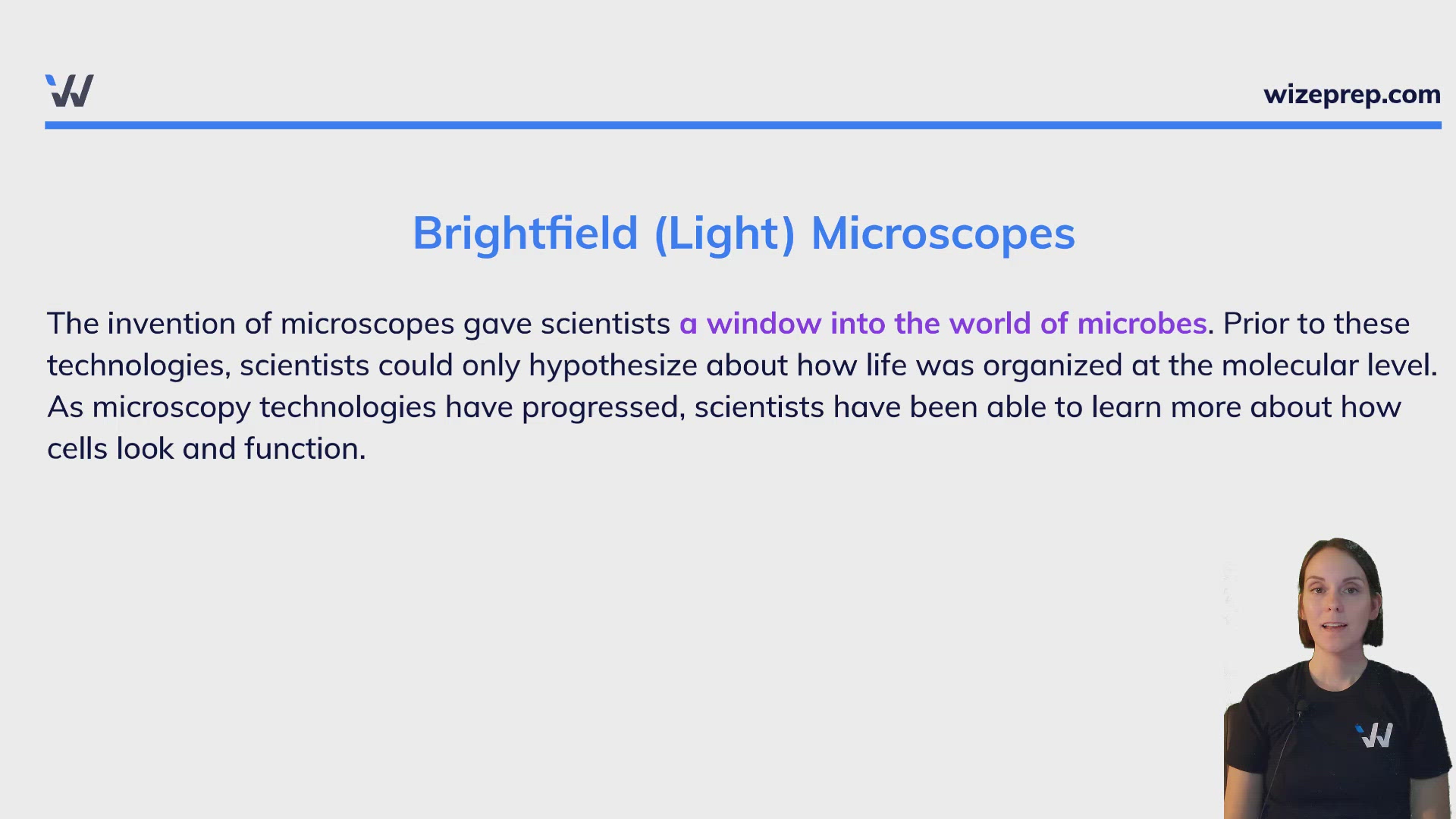 Observing Cells Under the Microscope - Wize High School Grade 11 ...