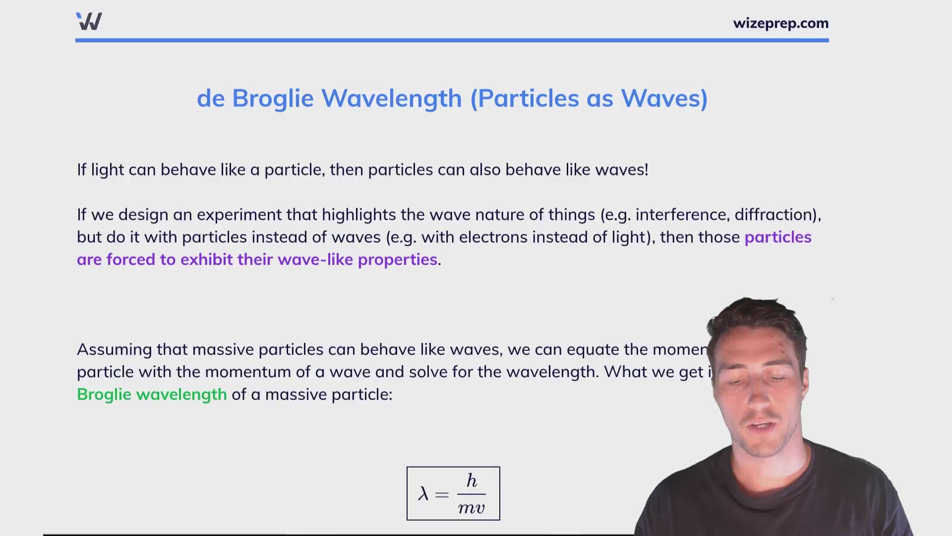 Matter Waves - Wize High School Grade 12 Physics Textbook | Wizeprep