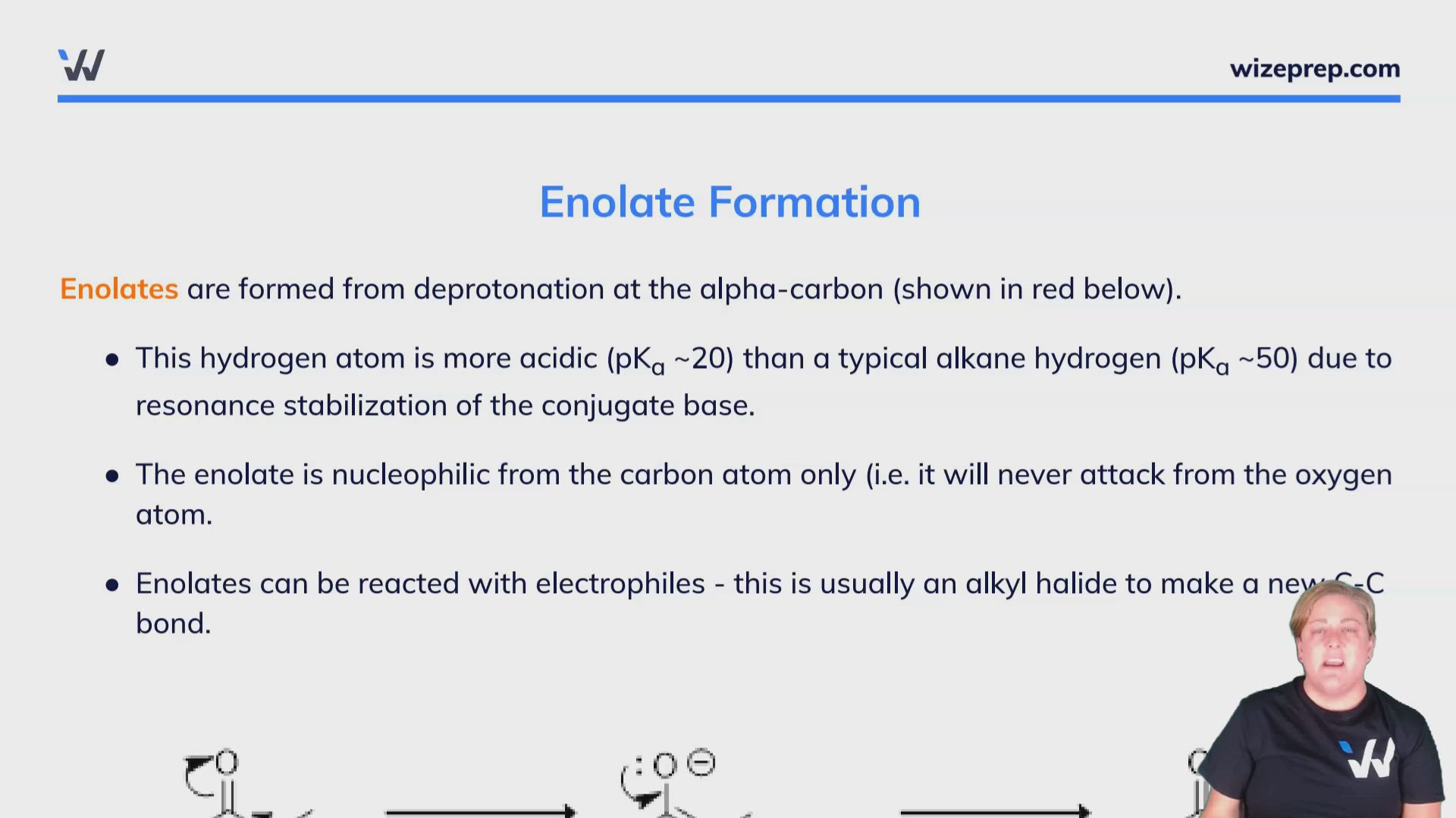 Reactions at the alpha-Carbon - Wize University Organic Chemistry Textbook | Wizeprep