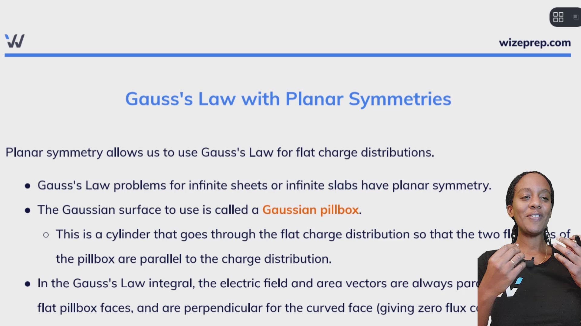 Gauss's law - Planar Symmetry - Wize University Physics Textbook ...