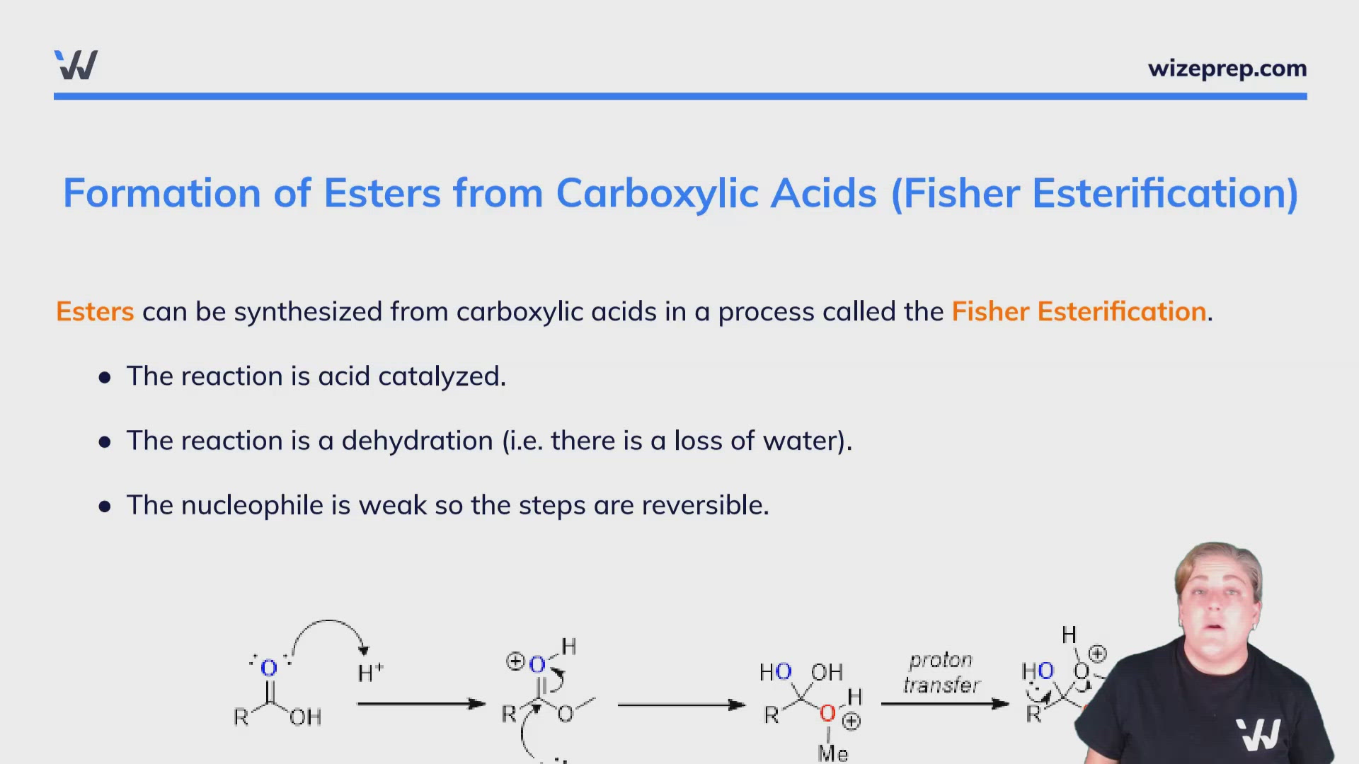Esters and Anhydrides - Wize University Organic Chemistry Textbook ...